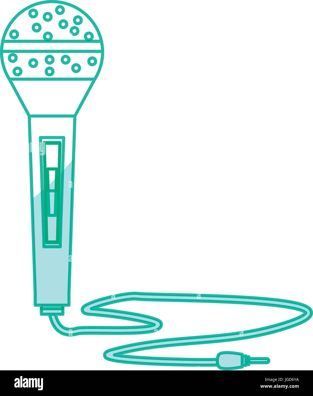 Modern microphone technology icon vector illustration graphic design ...