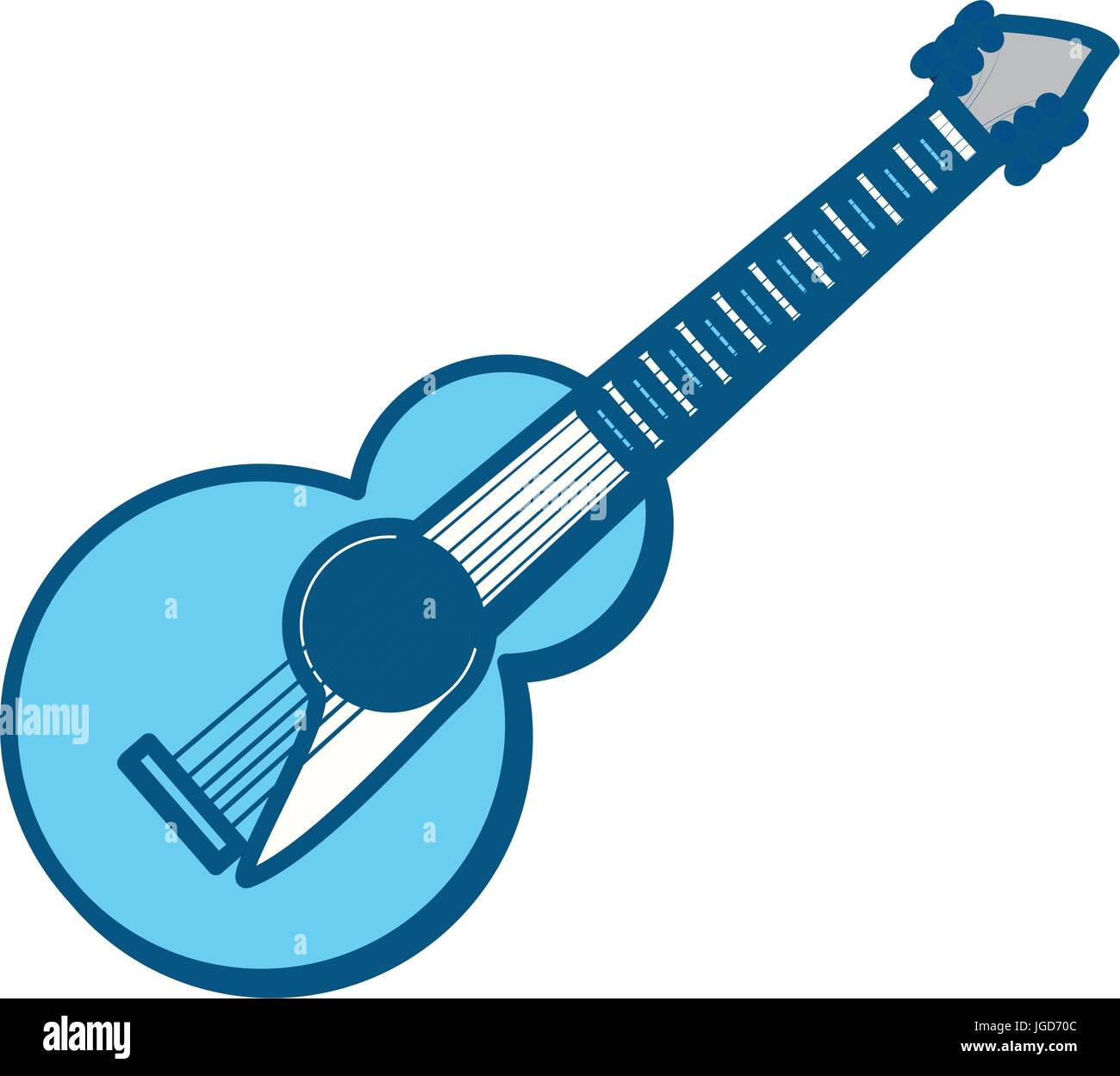 Guitar music instrument icon vector illustration graphic design Stock ...