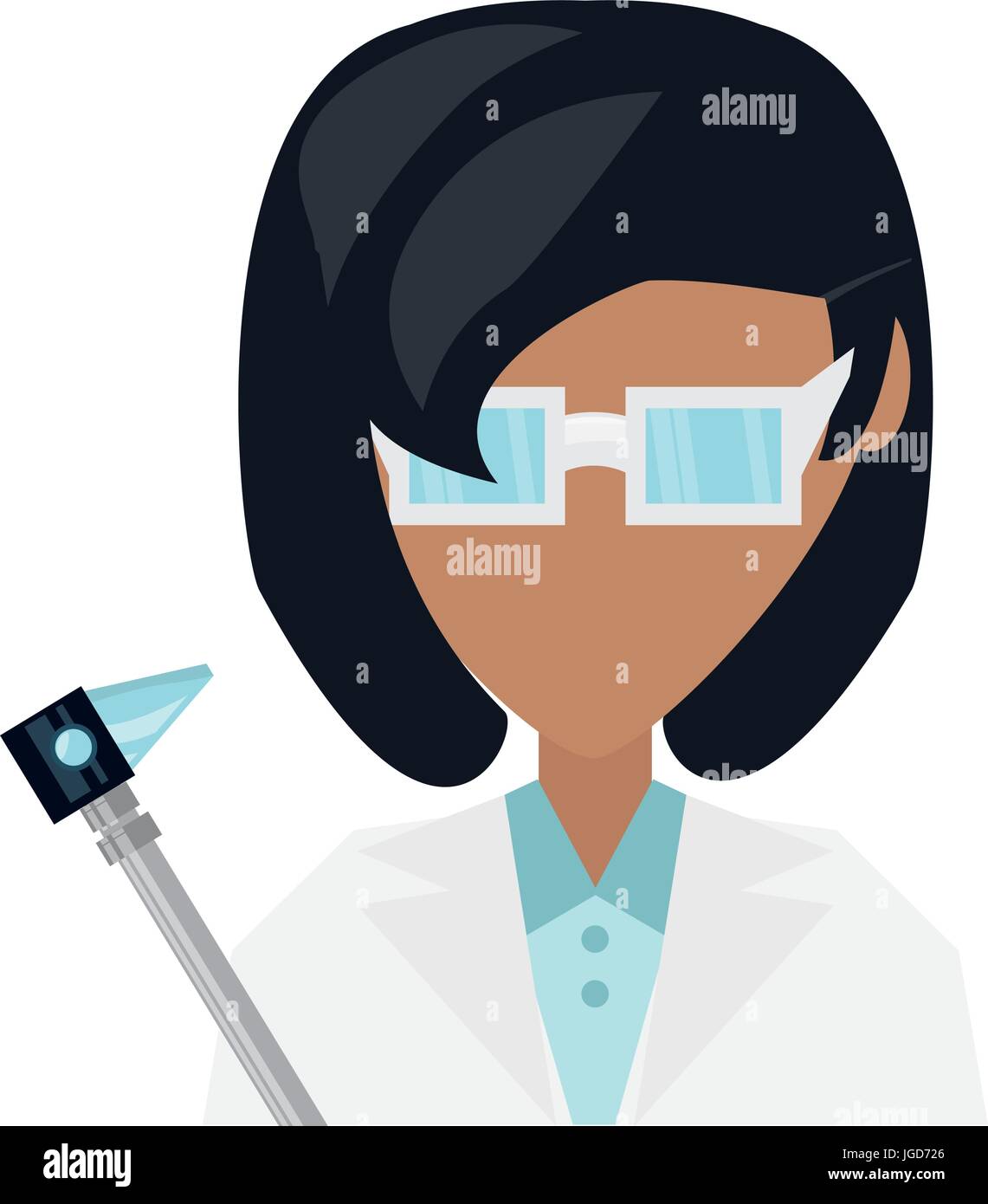 Doctor profile cartoon icon vector illustration graphic design Stock ...
