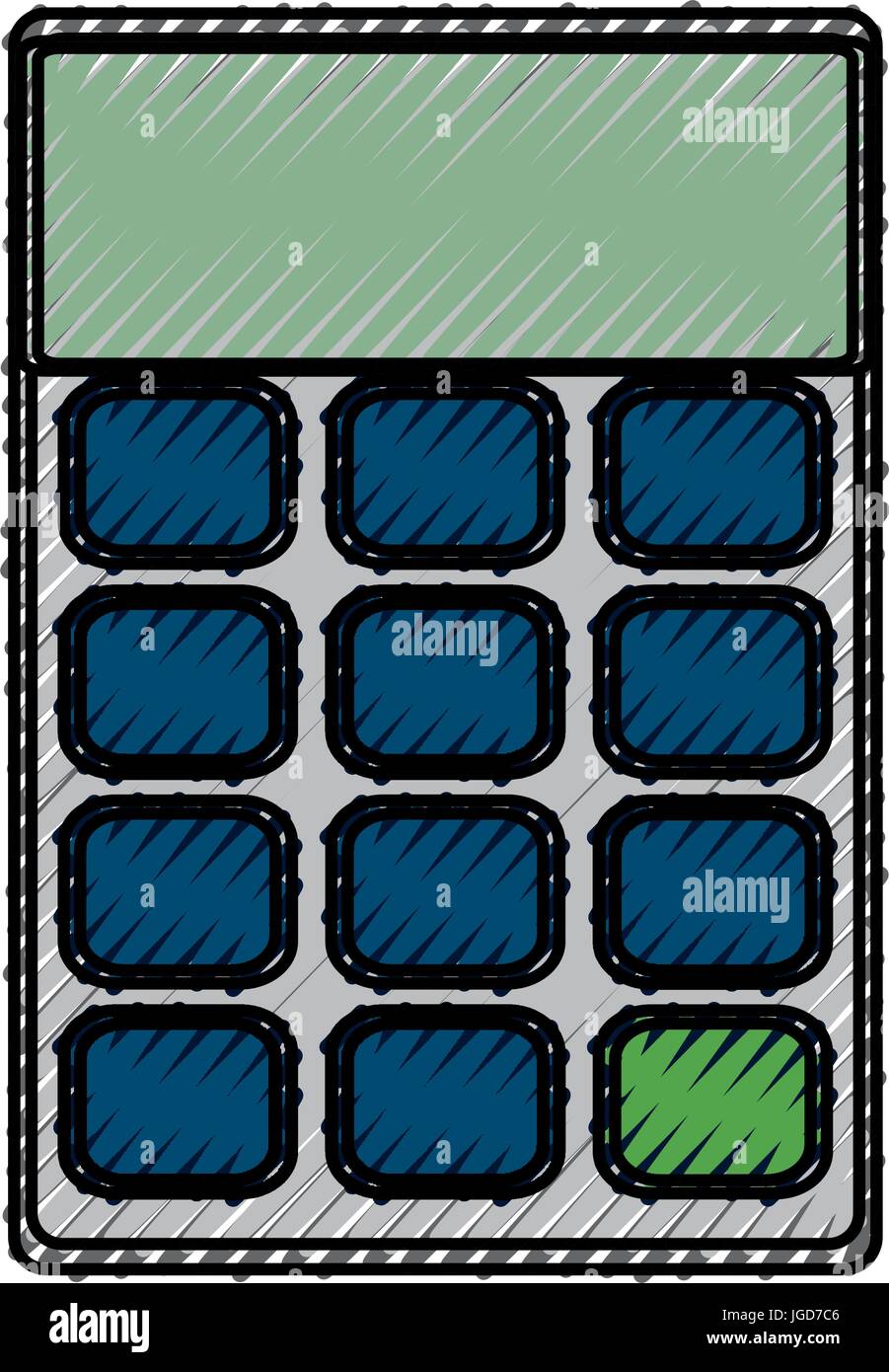 Calculator math device Stock Vector Image & Art - Alamy