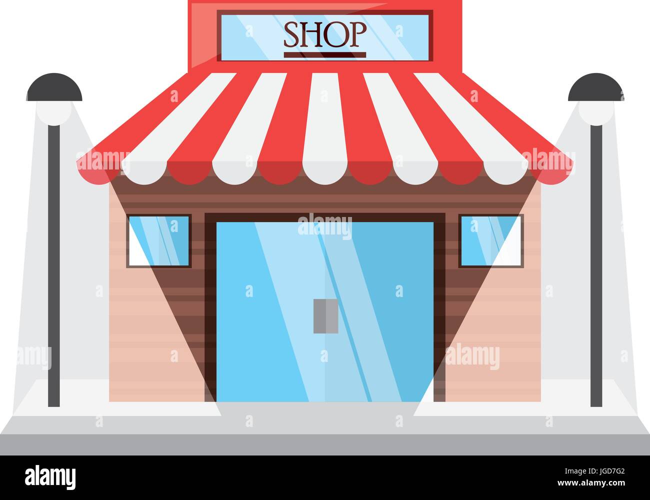 Store retail building Stock Vector Image & Art - Alamy