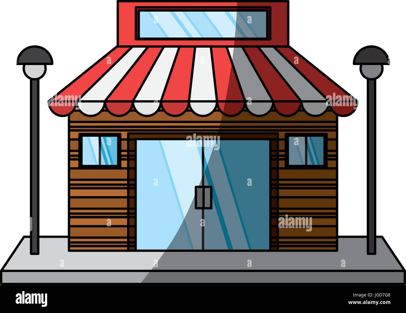 Store retail building Stock Vector Image & Art - Alamy