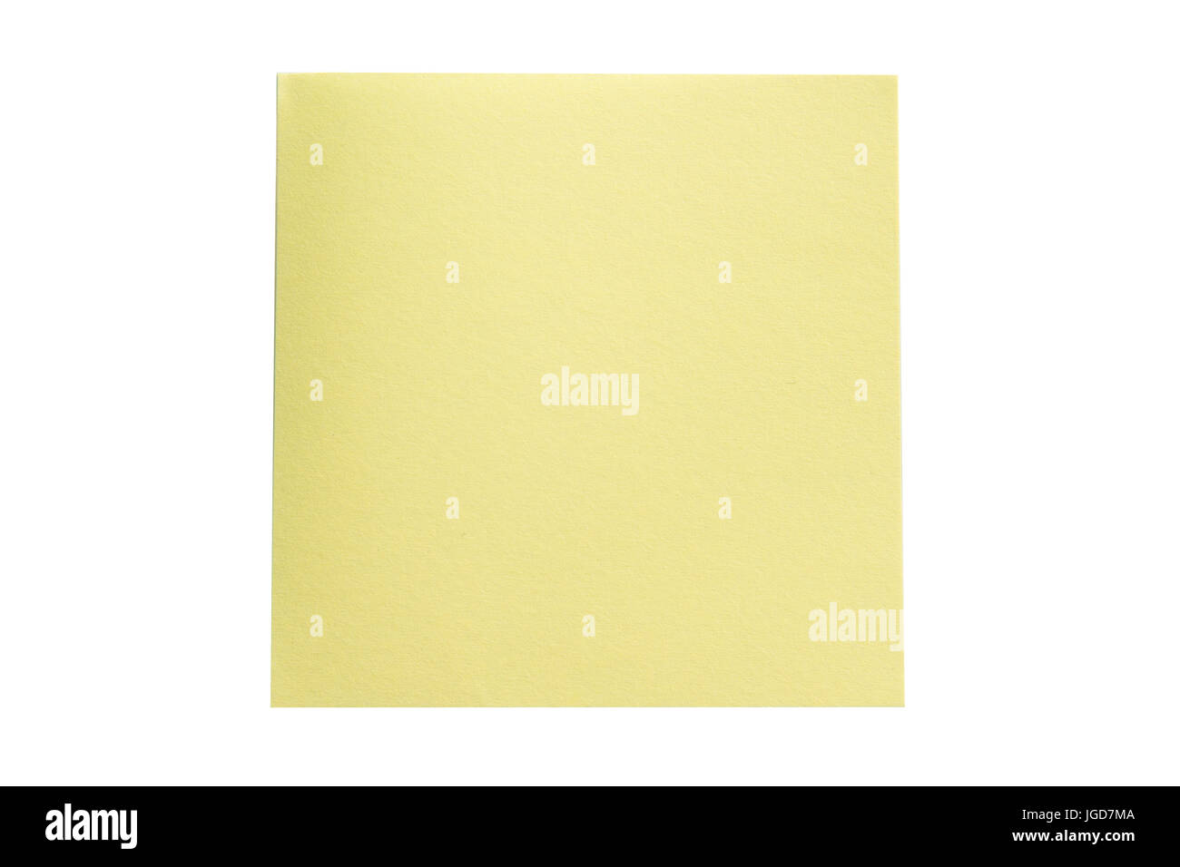 Yellow blank sticky notes isolated on white background Stock Photo - Alamy
