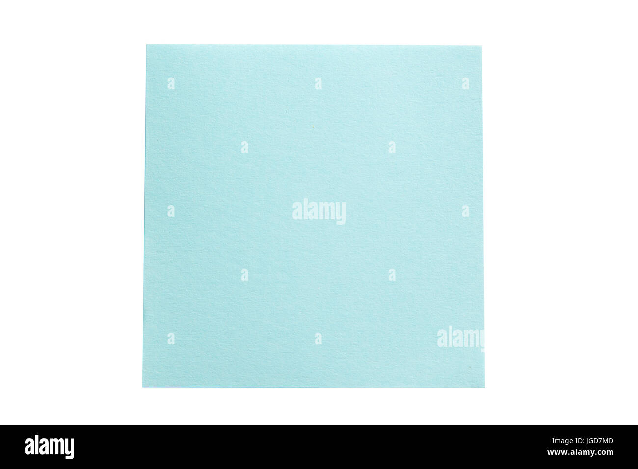 Blue blank sticky notes isolated on white background Stock Photo - Alamy