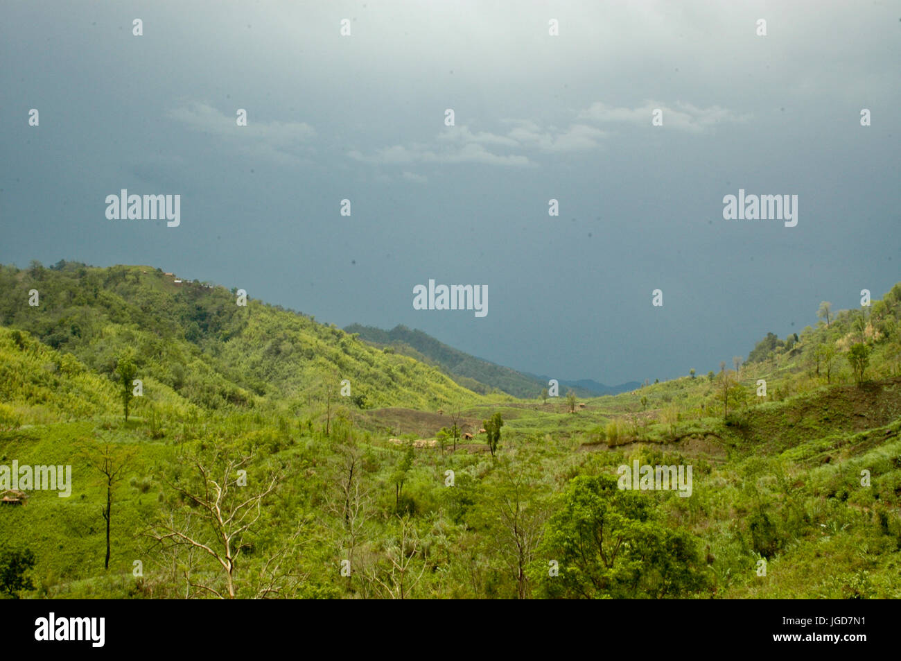 A view of the hills at Ruma in Bandarban, Bangladesh Stock Photo - Alamy