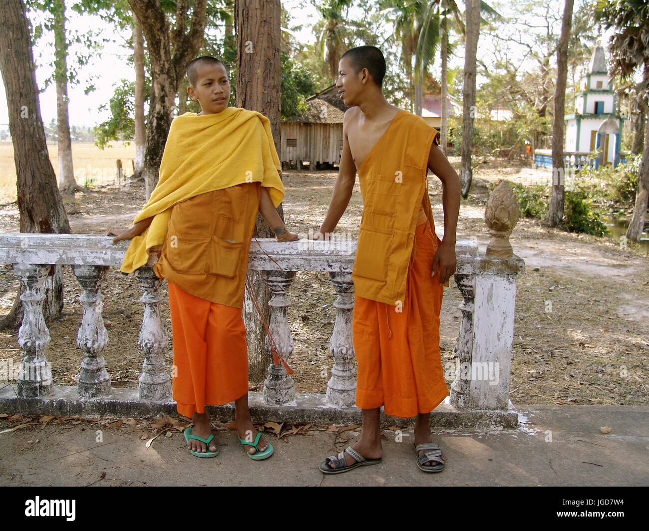 Theravada Buddhist Monastery Kampot Cambodia Stock Photo - Alamy