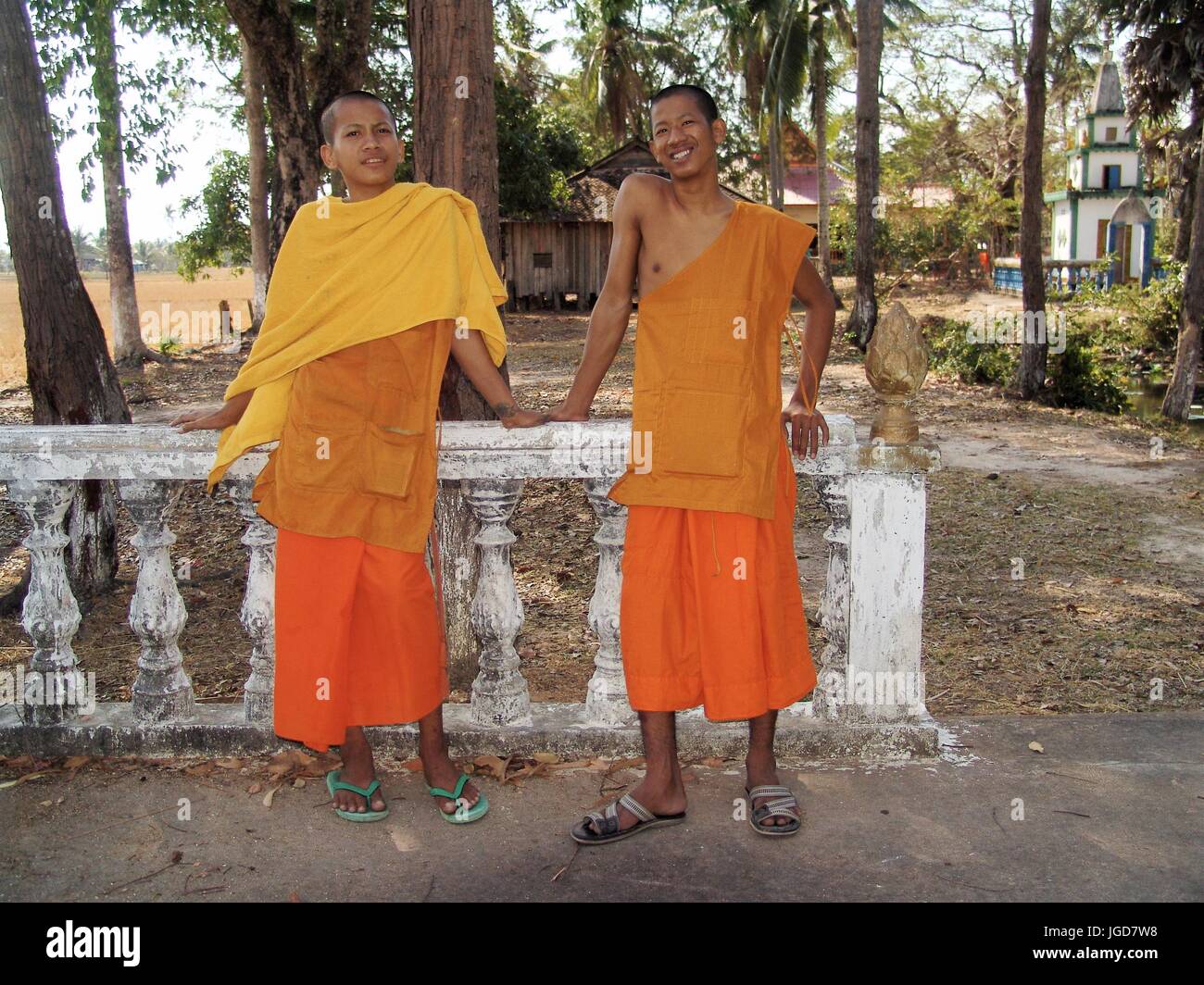 Theravada Buddhist Monastery Kampot Cambodia Stock Photo - Alamy