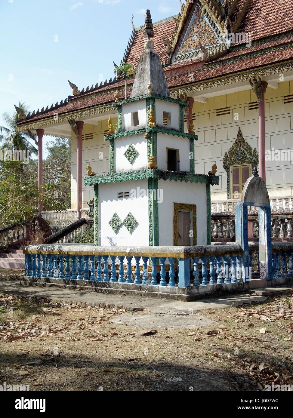 Theravada Buddhist Monastery Kampot Cambodia Stock Photo - Alamy