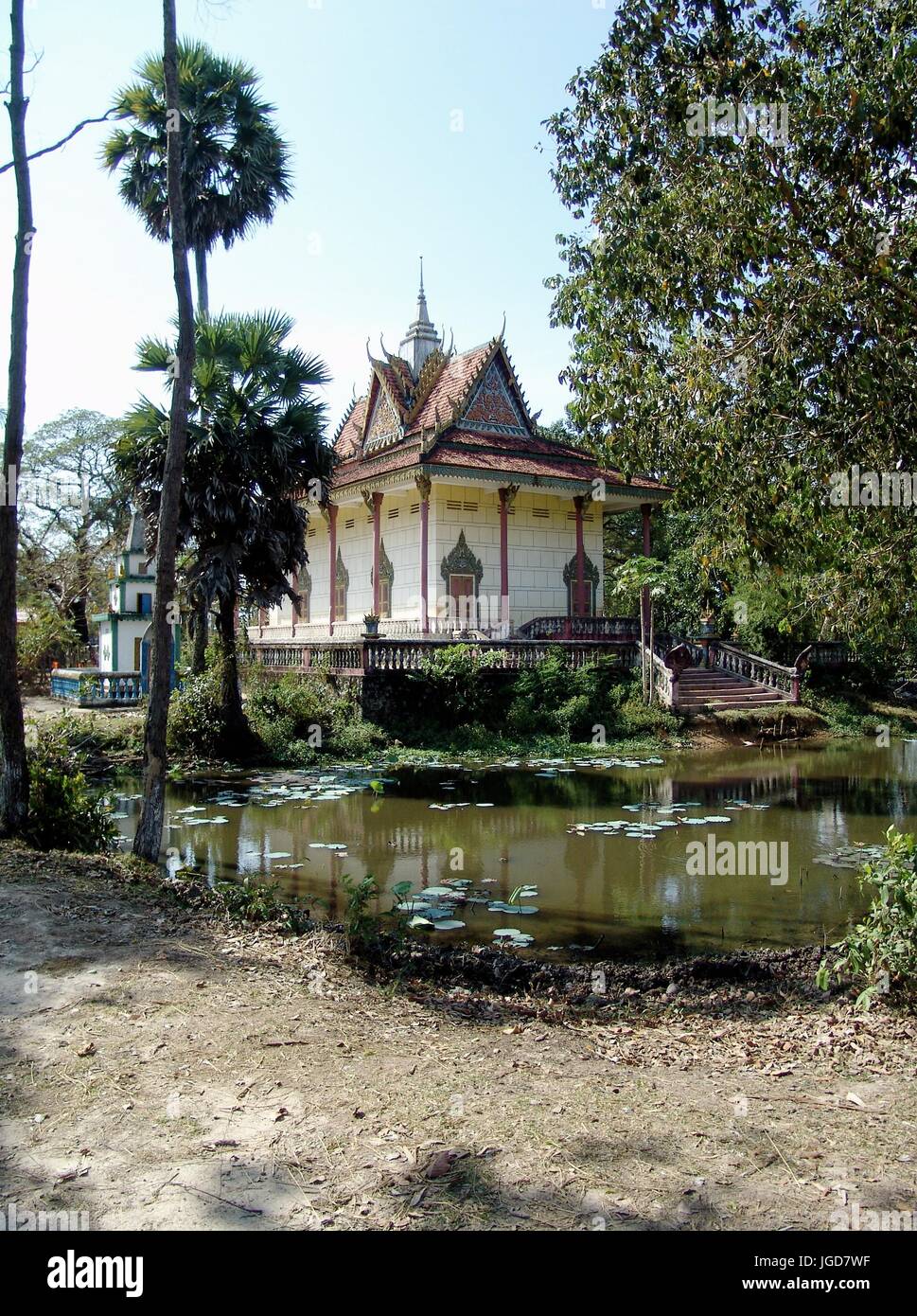 Theravada Buddhist Monastery Kampot Cambodia Stock Photo - Alamy