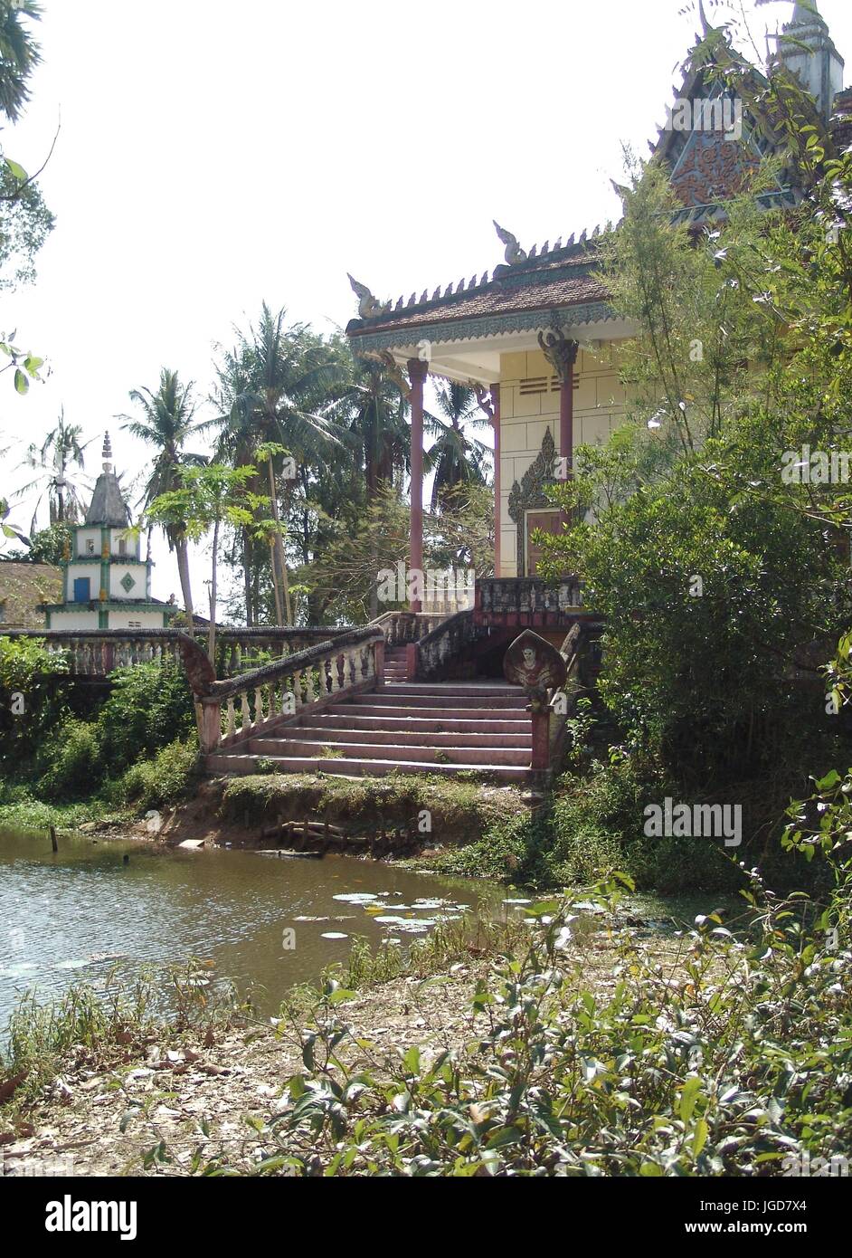 Theravada Buddhist Monastery Kampot Cambodia Stock Photo - Alamy