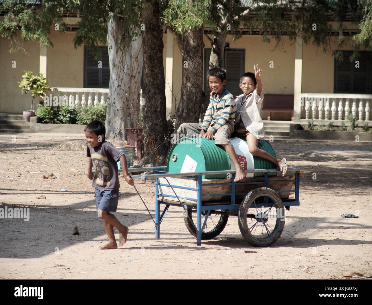 Theravada Buddhist Monastery Kampot Cambodia Stock Photo - Alamy