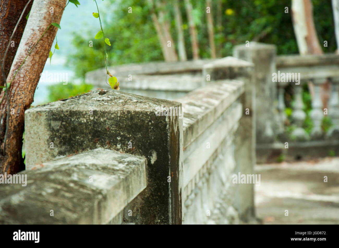 Parapet on the waterfront by the sea Stock Photo - Alamy