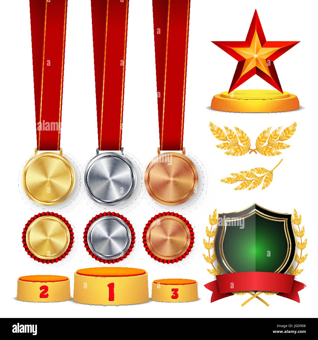 Runner up medal Stock Vector Images - Alamy