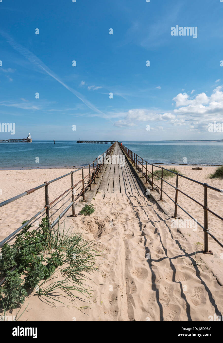 Blyth Pier. Blyth, UK Stock Photo - Alamy