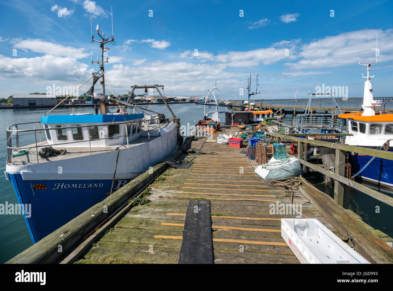 Fishing boats blyth harbour hi-res stock photography and images - Alamy