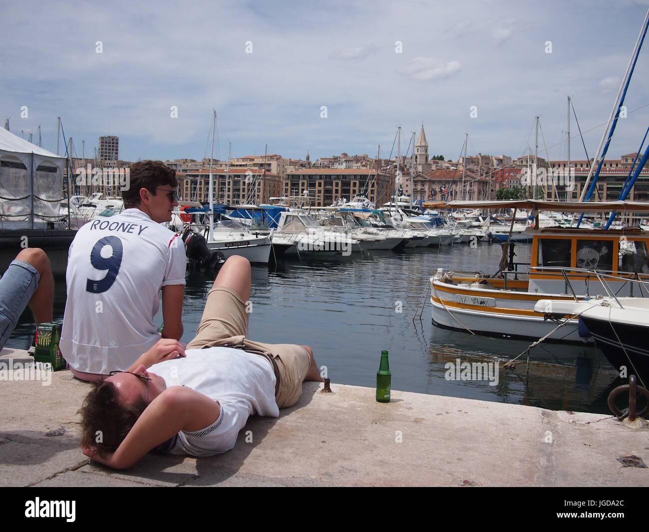 Marseille team group hi-res stock photography and images - Alamy