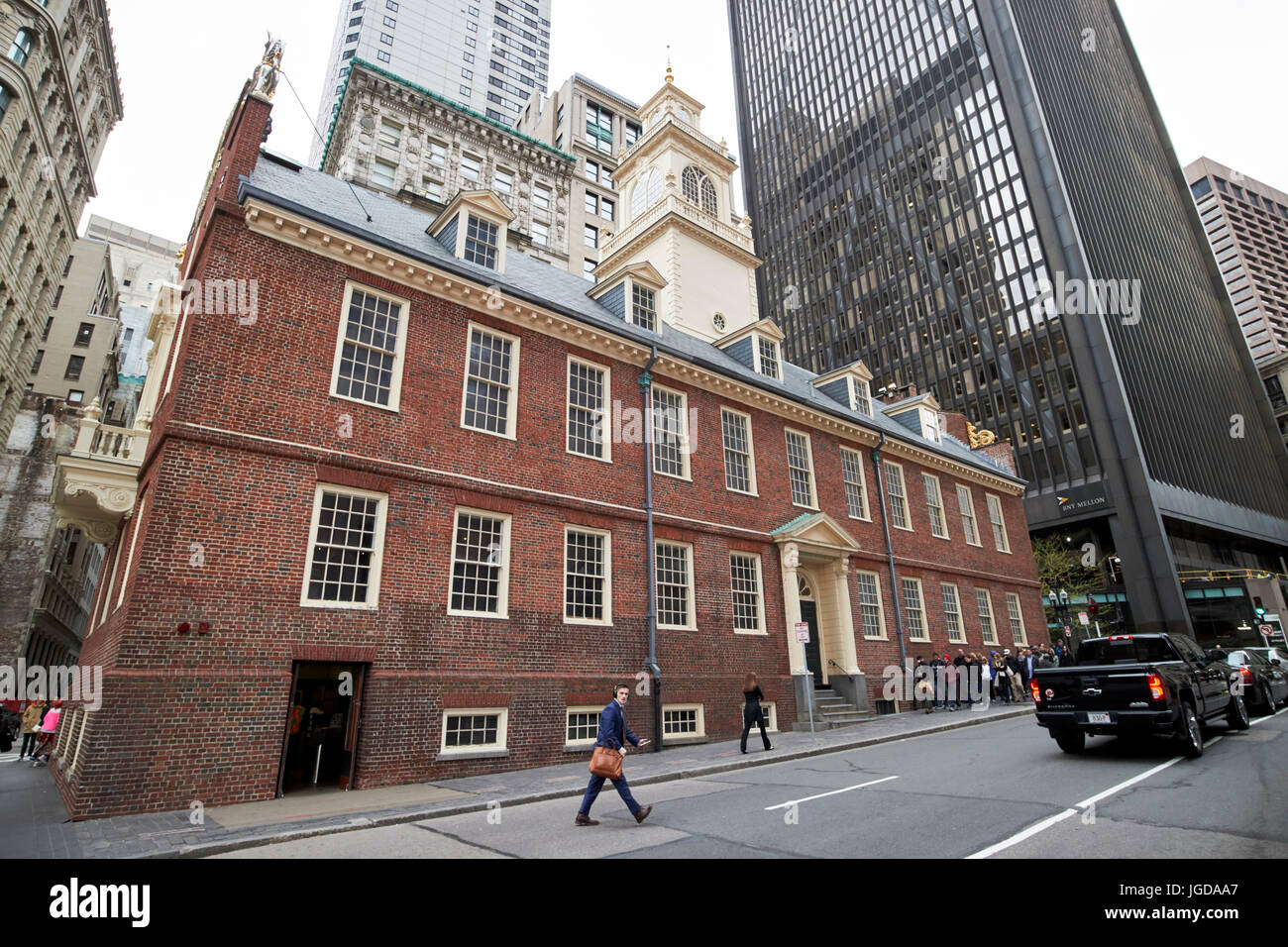 old state house building Boston USA Stock Photo - Alamy
