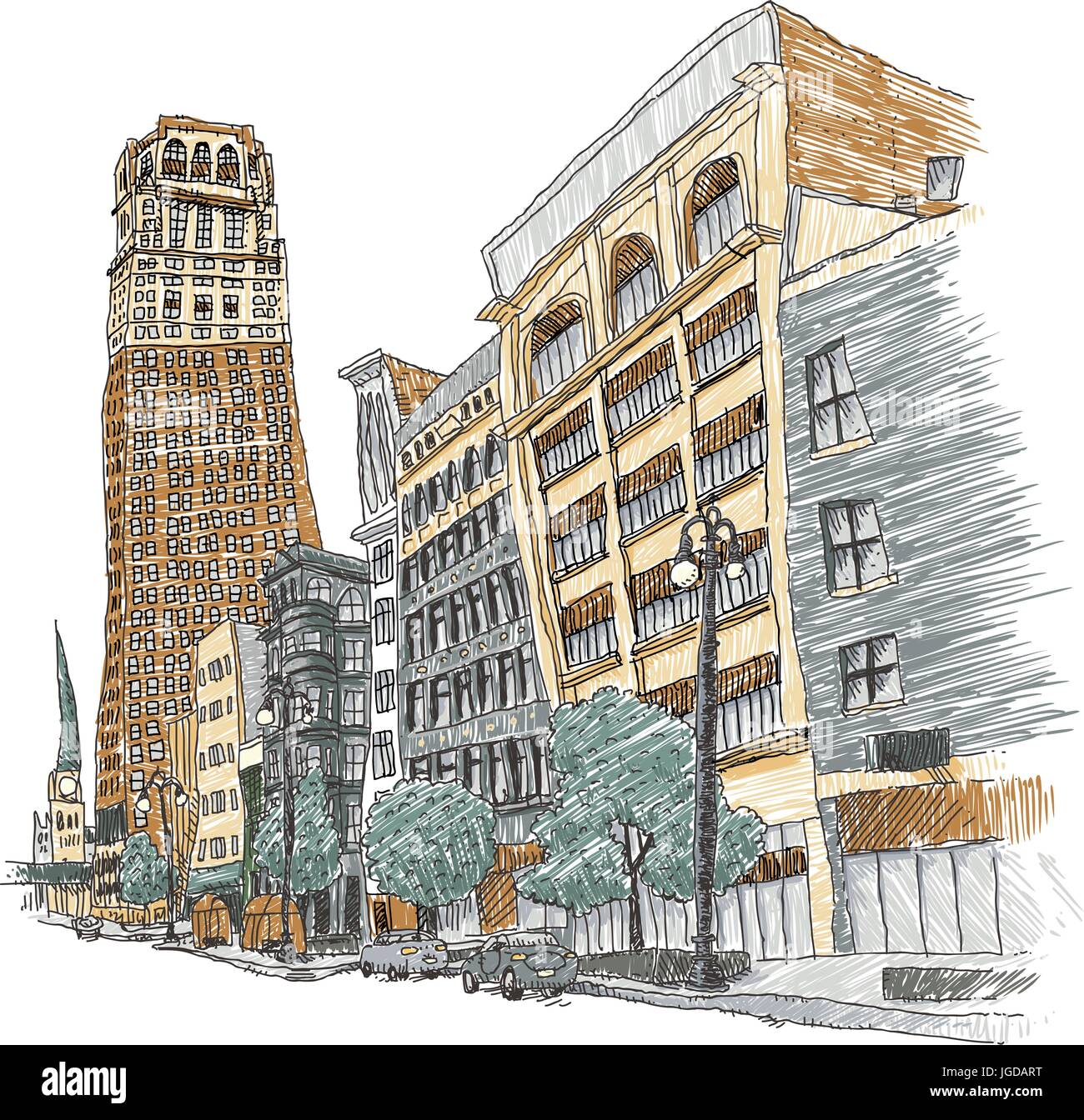 Woodward avenue Cut Out Stock Images & Pictures - Alamy