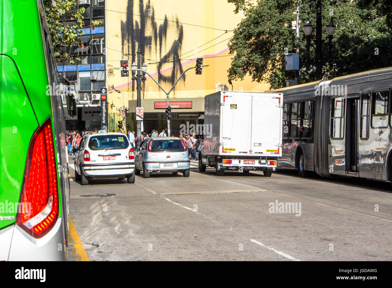 Traffic, buses, vehicles, 14.12.2015, Capital, Xavier Street Toledo ...