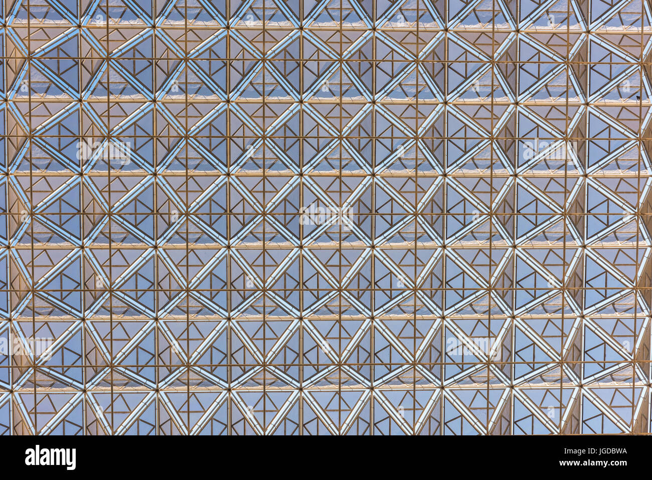 Modern building roof geometric design background. Horizontal shot Stock ...
