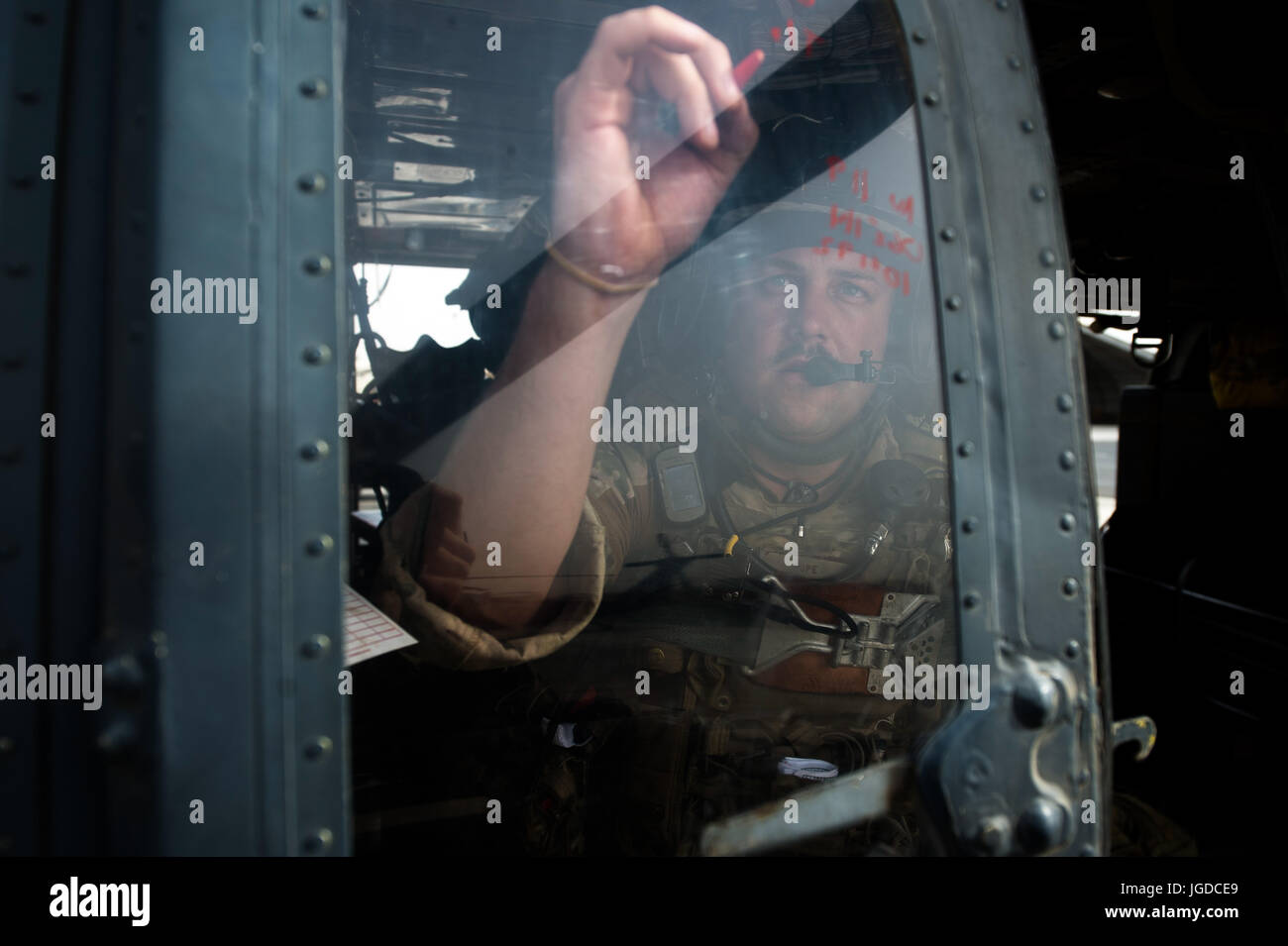 A special missions aviator from the 303rd Expeditionary Rescue Squadron ...