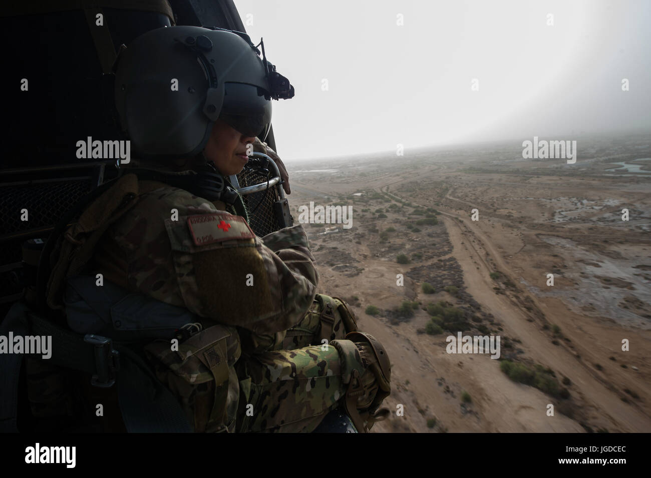 A flight surgeon assigned to the 303rd Expeditionary Rescue Squadron ...