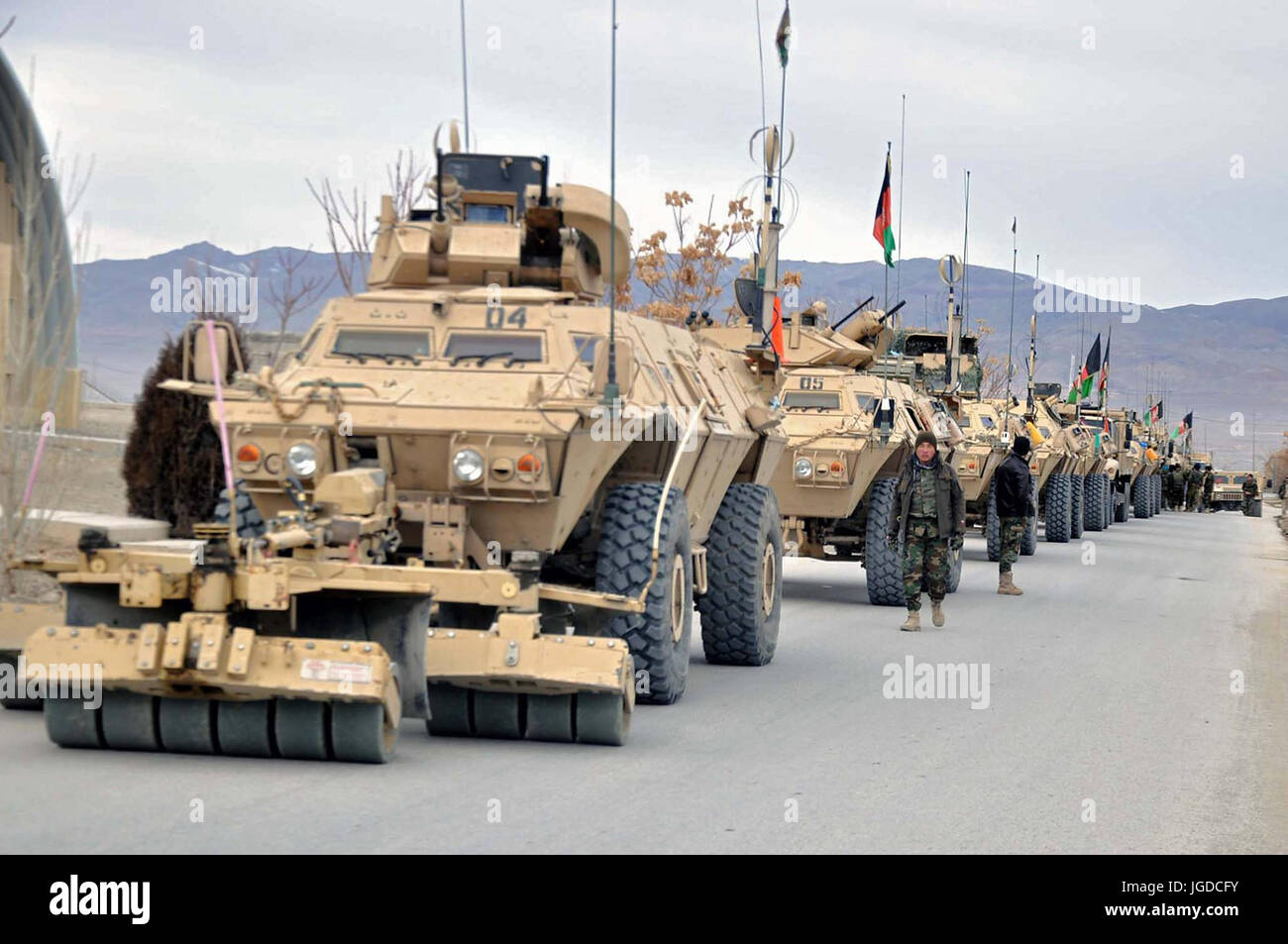Afghanistan National Army Soldiers from 203rd “Thunder” Corps based out ...