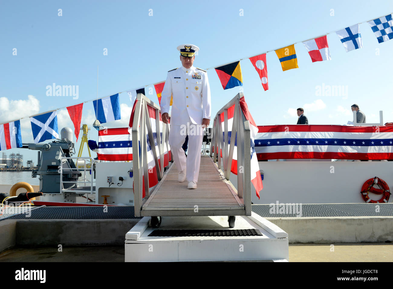 Rear Adm. Dave Callahan, commander, Eighth Coast Guard District ...
