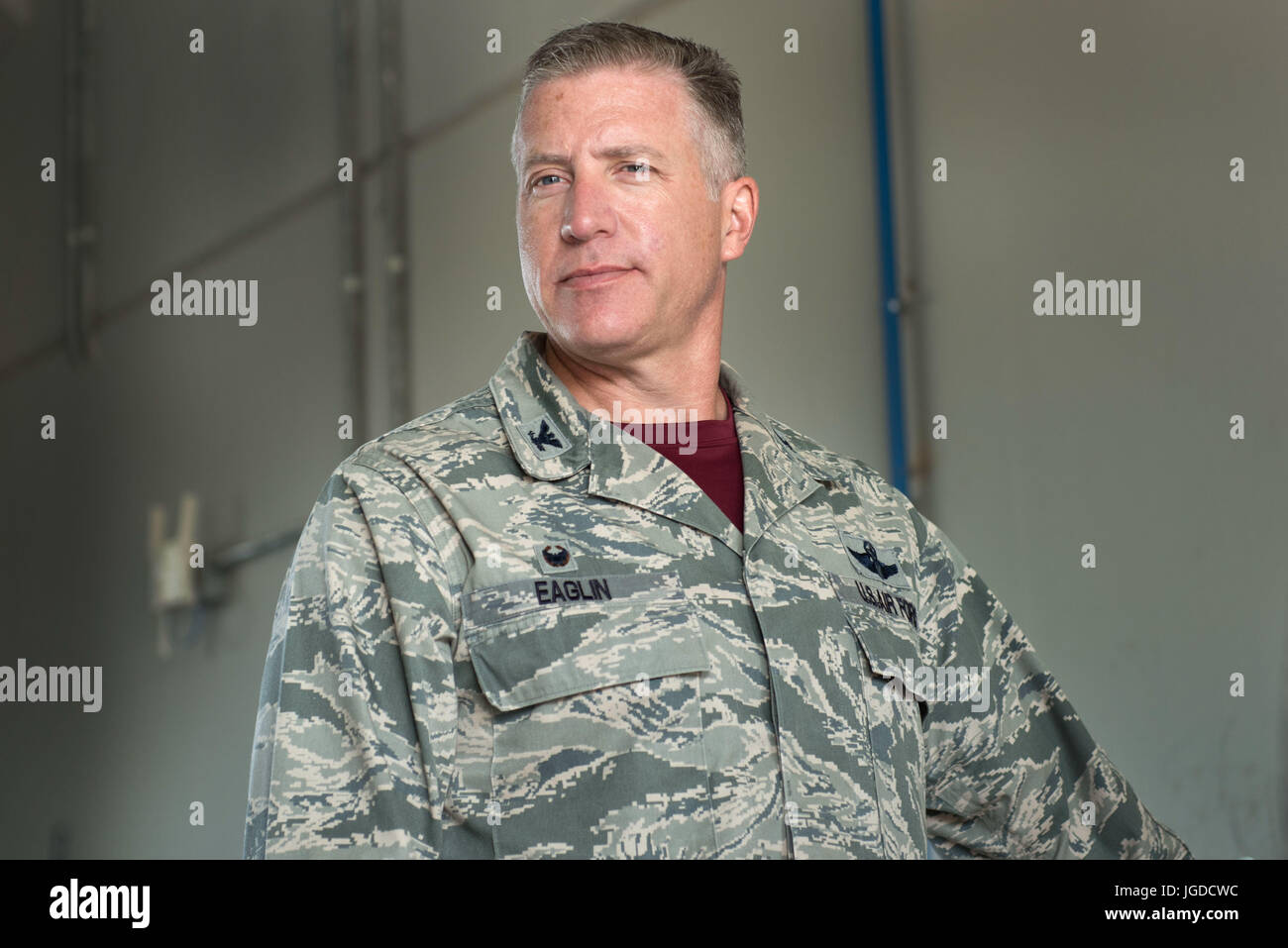 Col. David Eaglin performs maintenance with the 447th Air Expeditionary ...