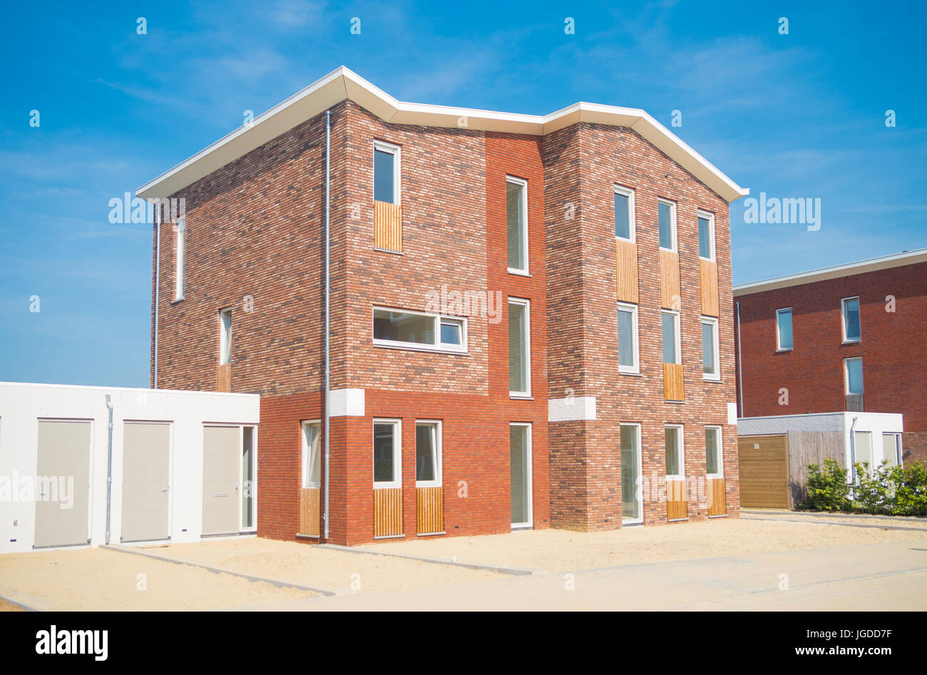 several newly built homes in the netherlands Stock Photo - Alamy