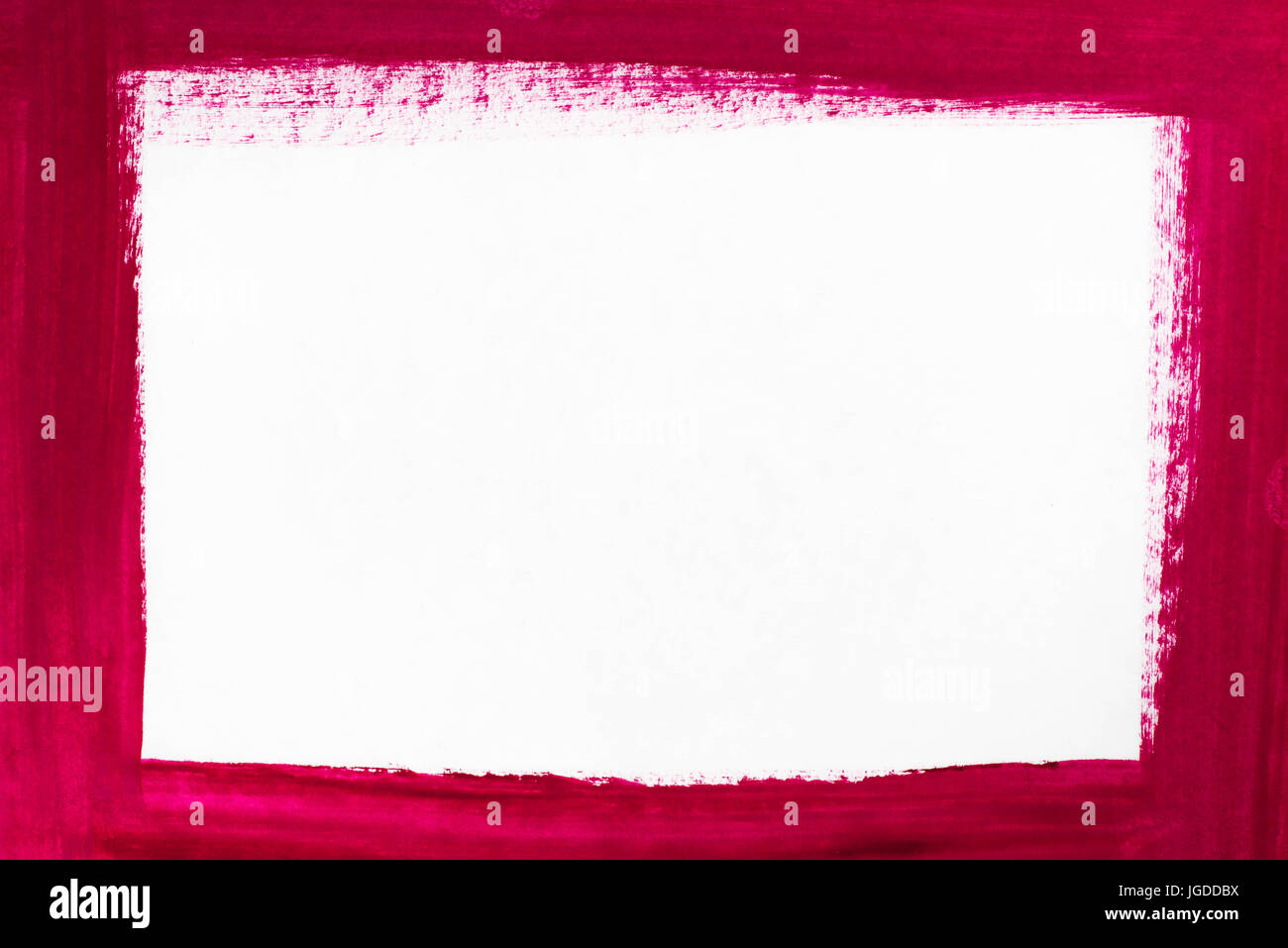 red color border painted on white paper Stock Photo - Alamy