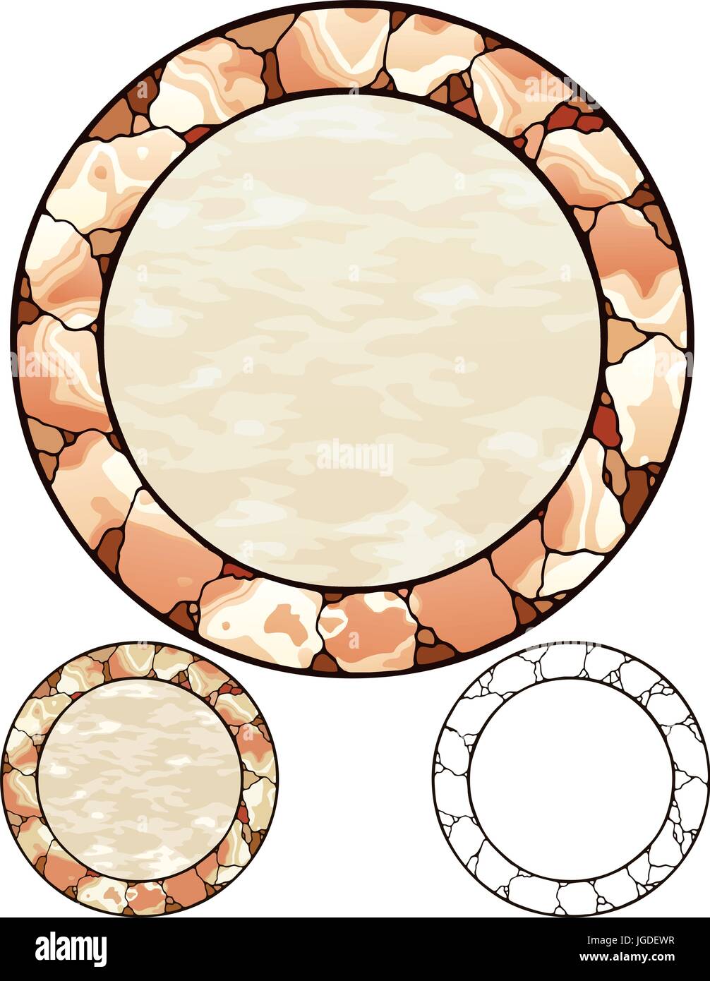 Circular Border High Resolution Stock Photography and Images - Alamy
