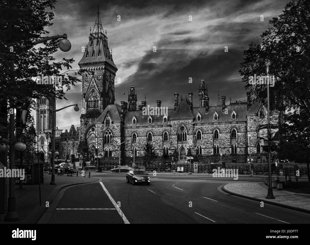 Canadian parliament Black and White Stock Photos & Images - Alamy