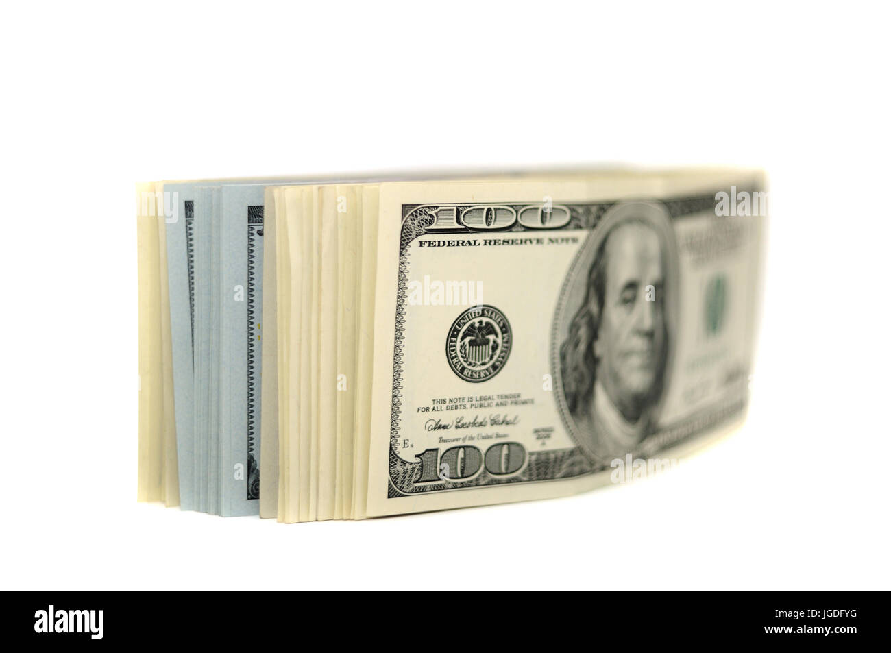 Money isolated on a white background Stock Photo - Alamy