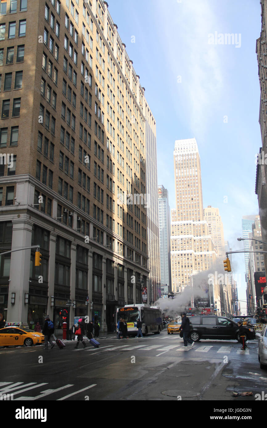 Nelson Tower, Times Square, New York, United States Stock Photo - Alamy