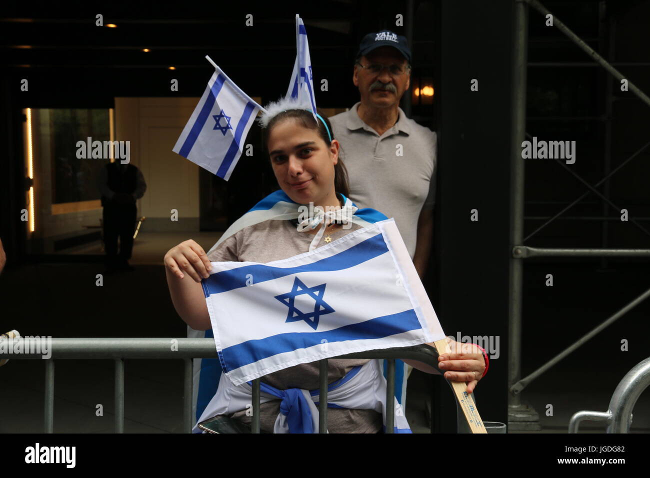 2017 Celebrate Israel Day Parade on Fifth Avenue in New York City ...