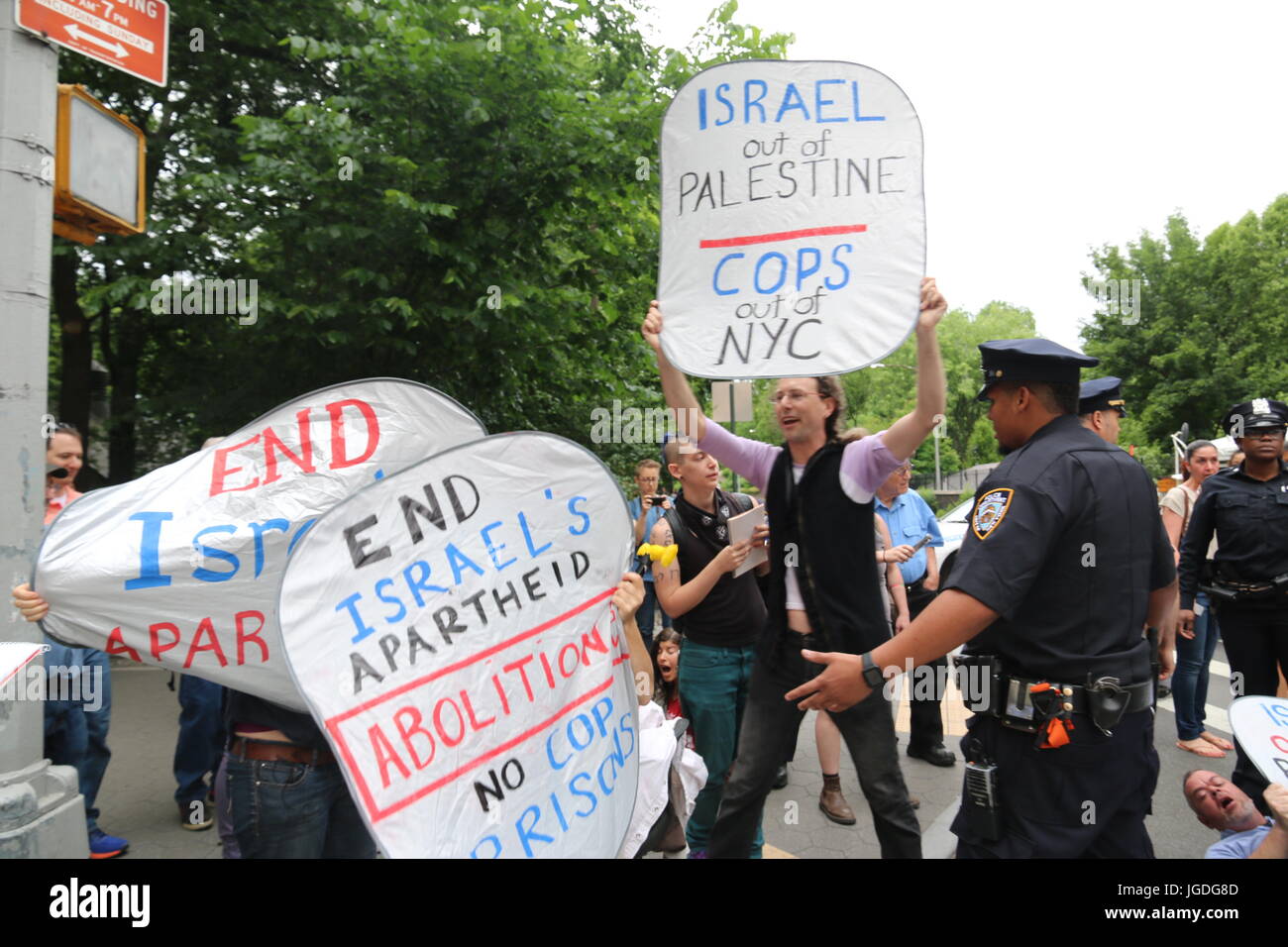 2017 Celebrate Israel Day Parade on Fifth Avenue in New York City ...