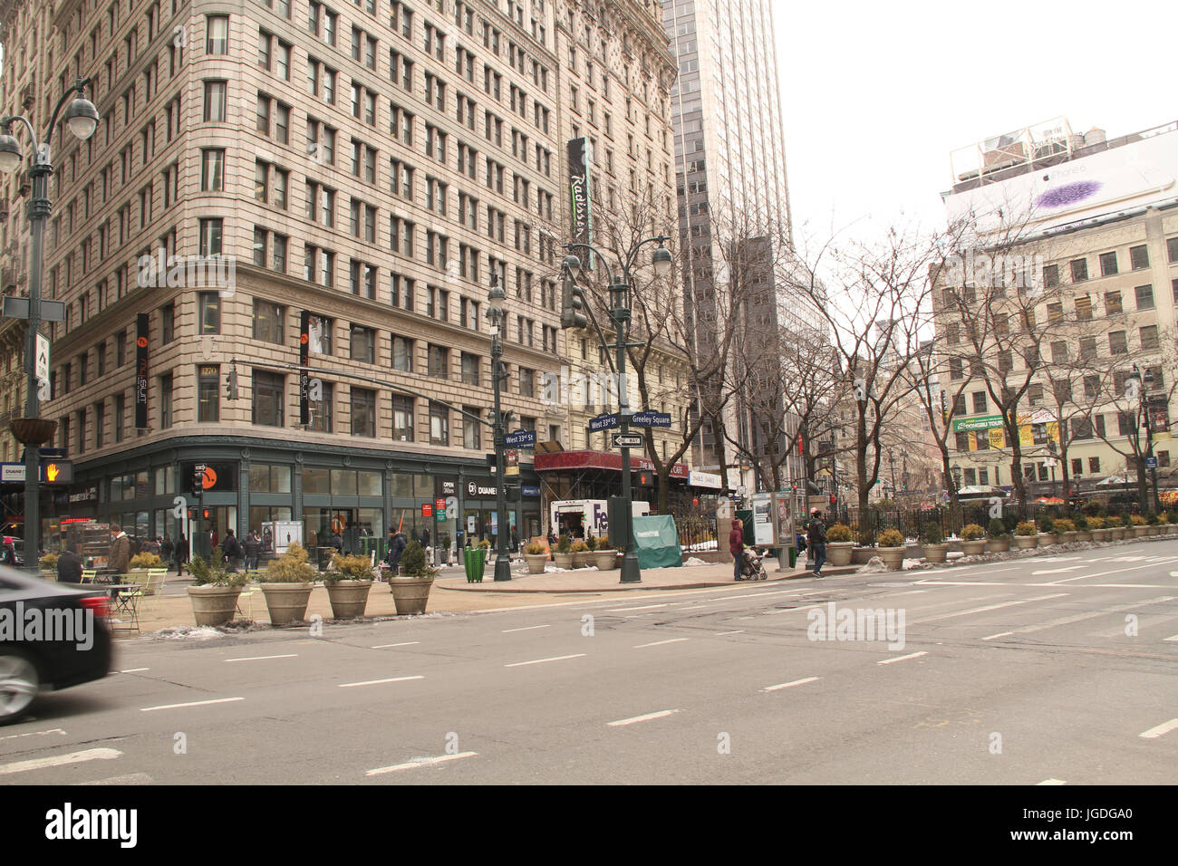 Sixth avenue, Times Square, New York, United States Stock Photo - Alamy