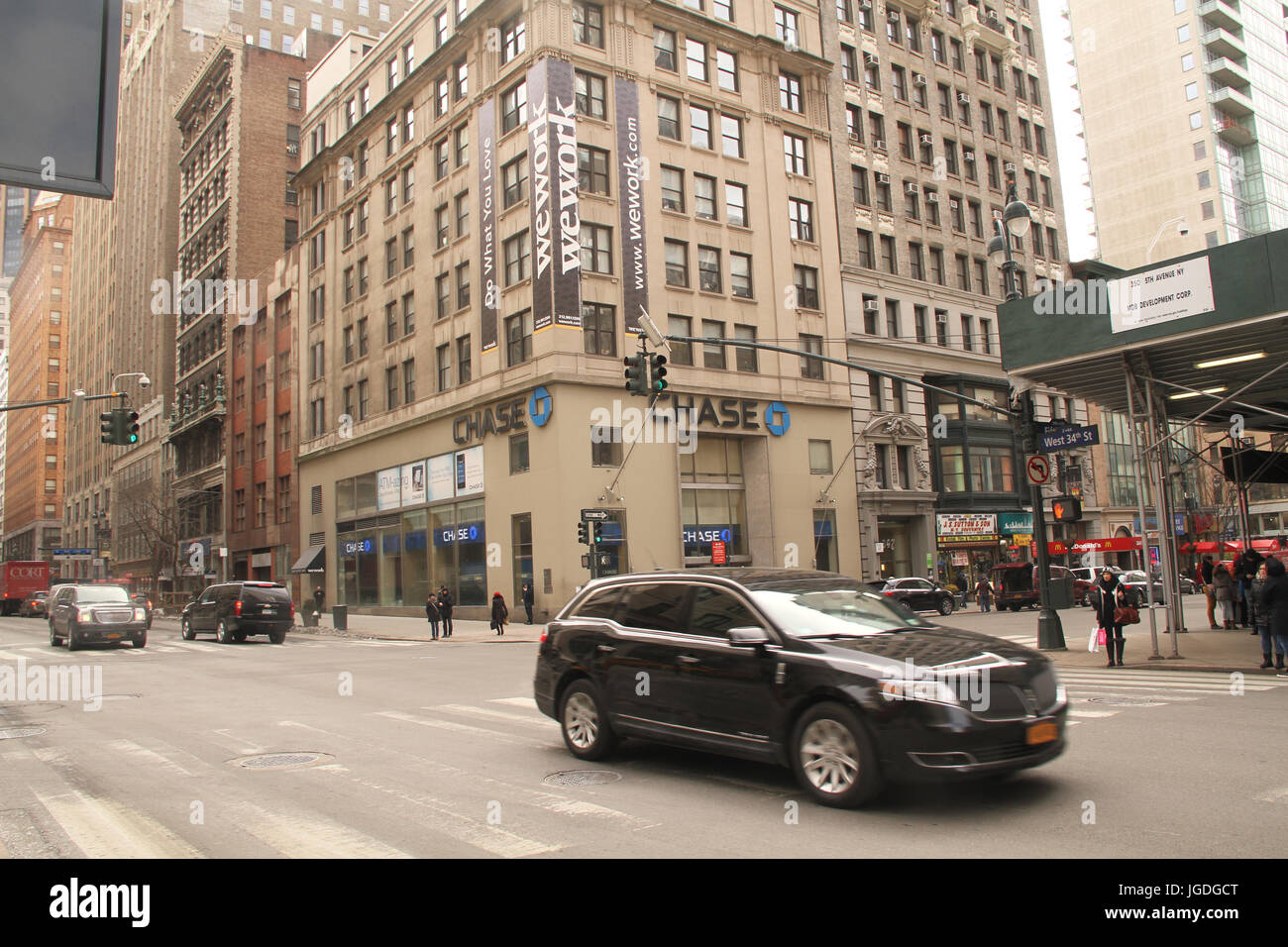 East 34th street manhattan new york city new york state hi-res stock ...