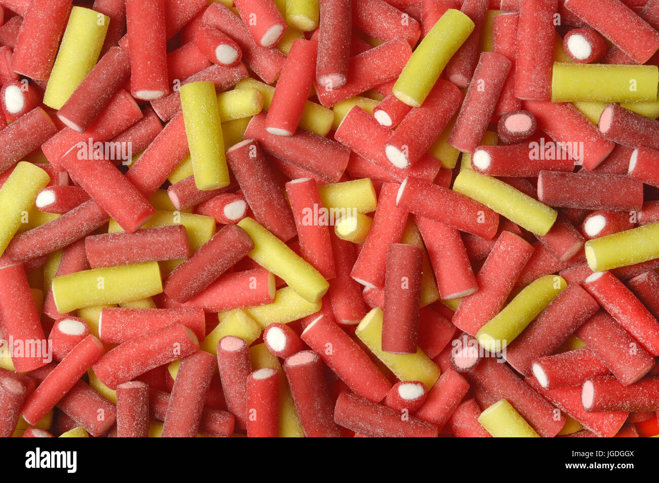 jelly licorice candy stick red and yellow color Stock Photo - Alamy