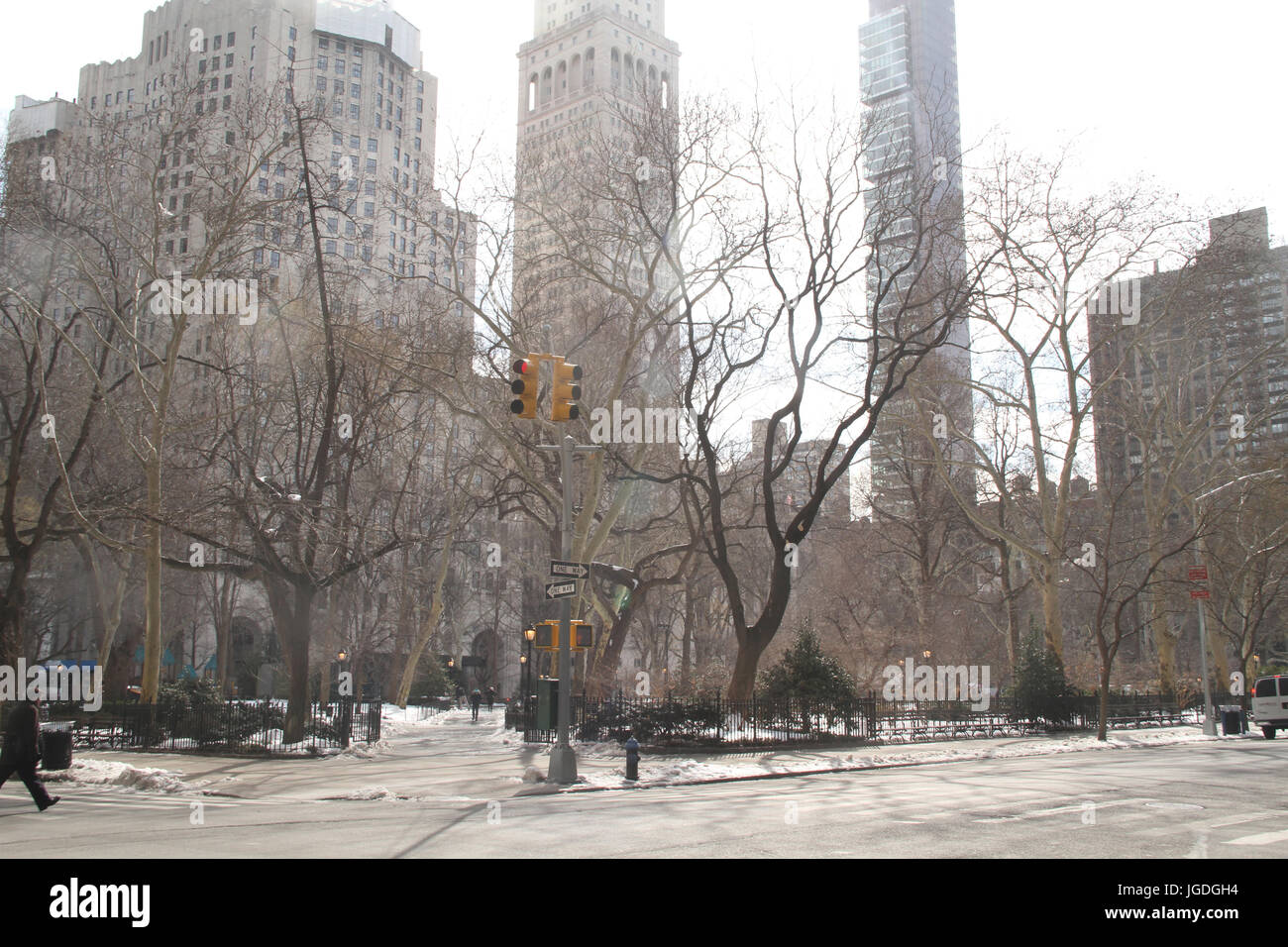 Madison square snowstorm hi-res stock photography and images - Alamy