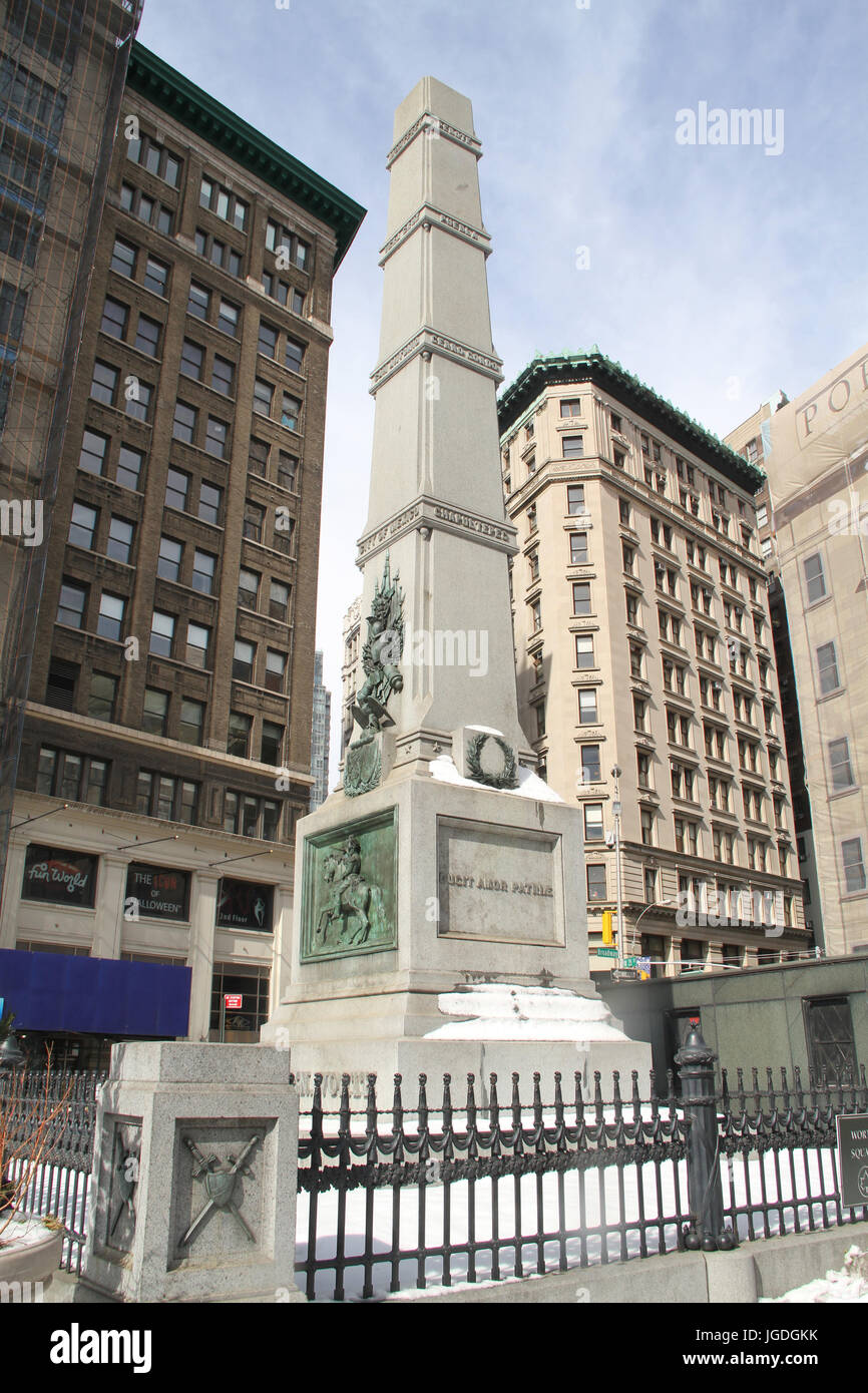 Worth Square, Fifth avenue, Times Square, New York, United States Stock ...
