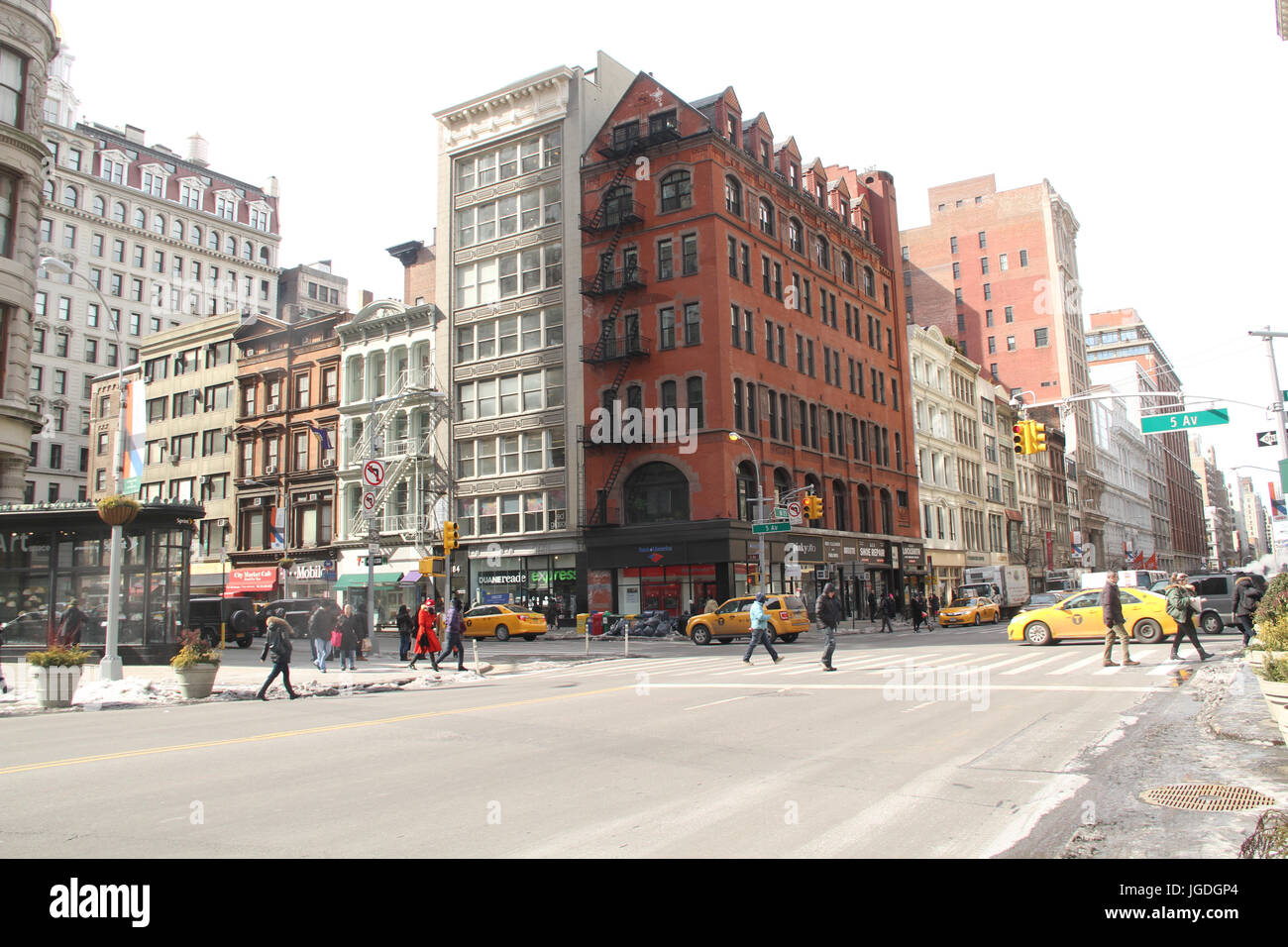 Fifth avenue, Times Square, New York, United States Stock Photo - Alamy
