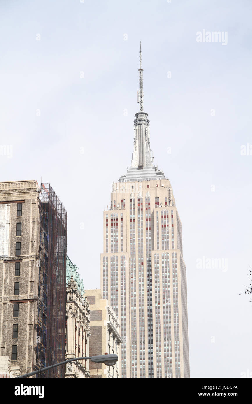 Empire States Building,Times Square, New York, United States Stock ...