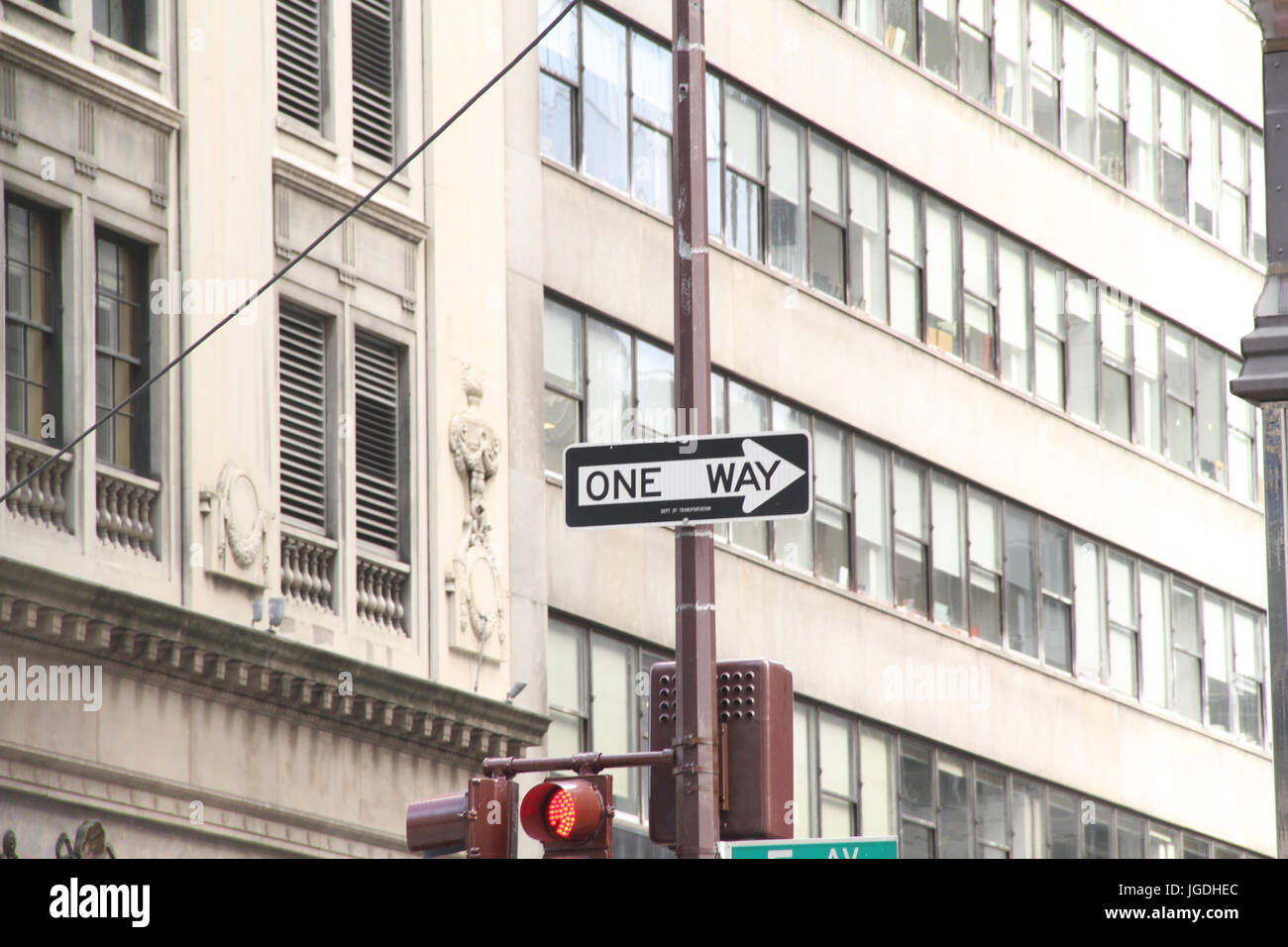 Buildings, Fifth avenue, Times Square, New York, United States Stock ...
