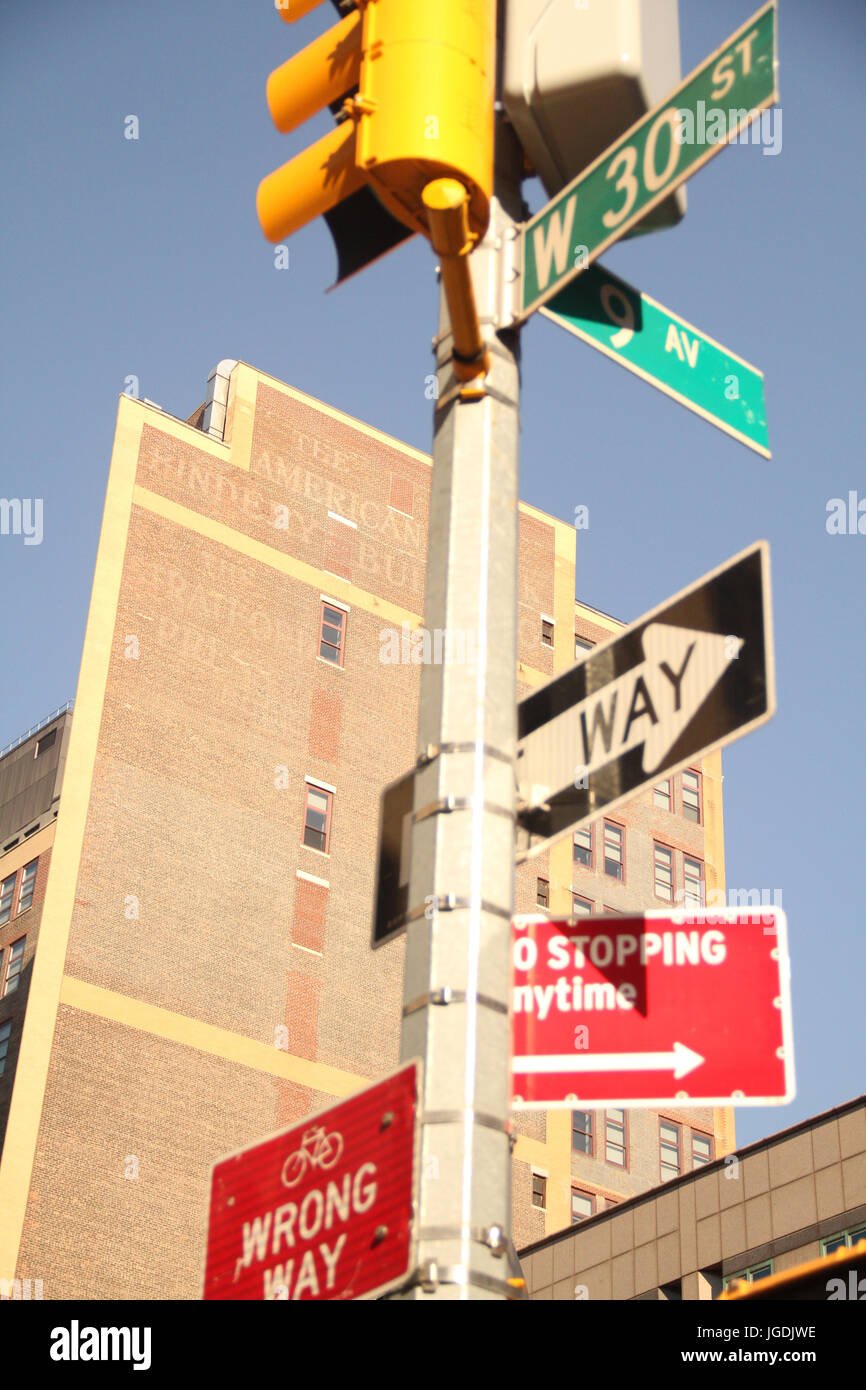 30th street, Manhattan, New York, United States Stock Photo - Alamy