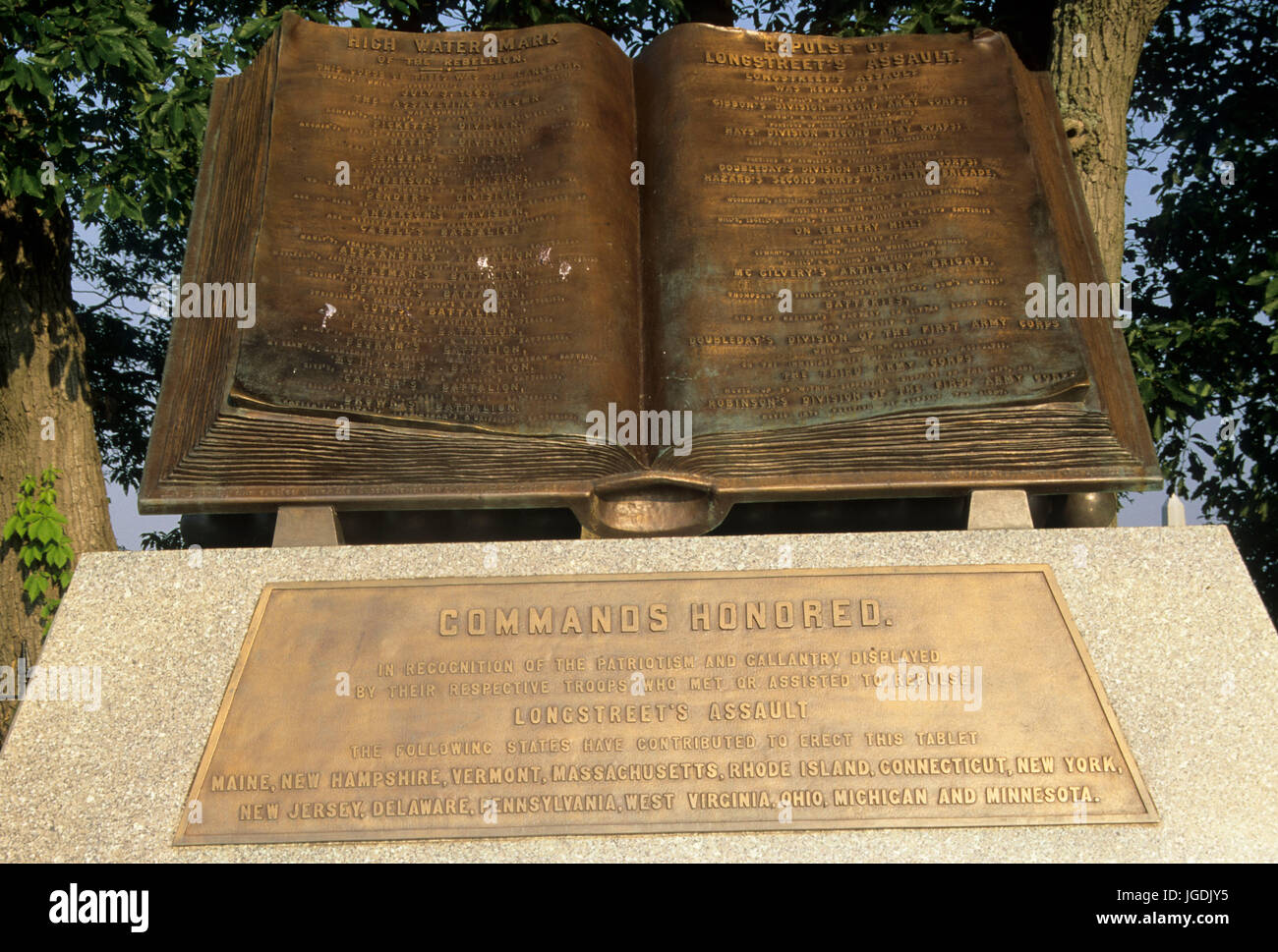 High Water Mark monument, Gettysburg National Military Park ...
