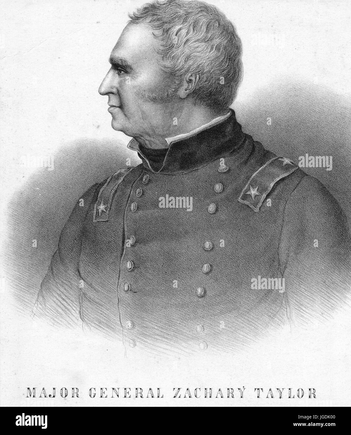Zachary taylor portrait Black and White Stock Photos & Images - Alamy
