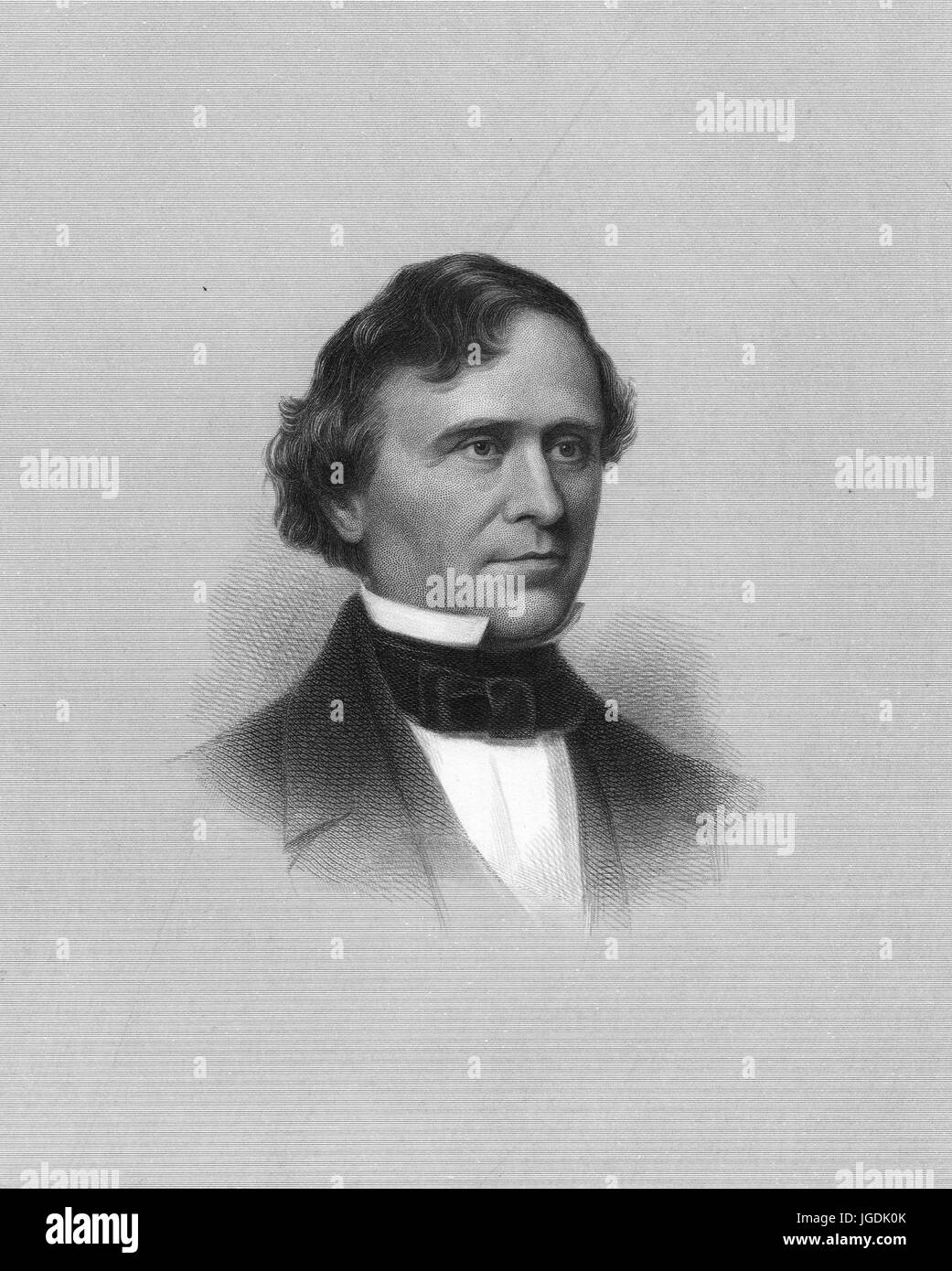 Engraved portrait of Franklin Pierce, 14th President of the United ...