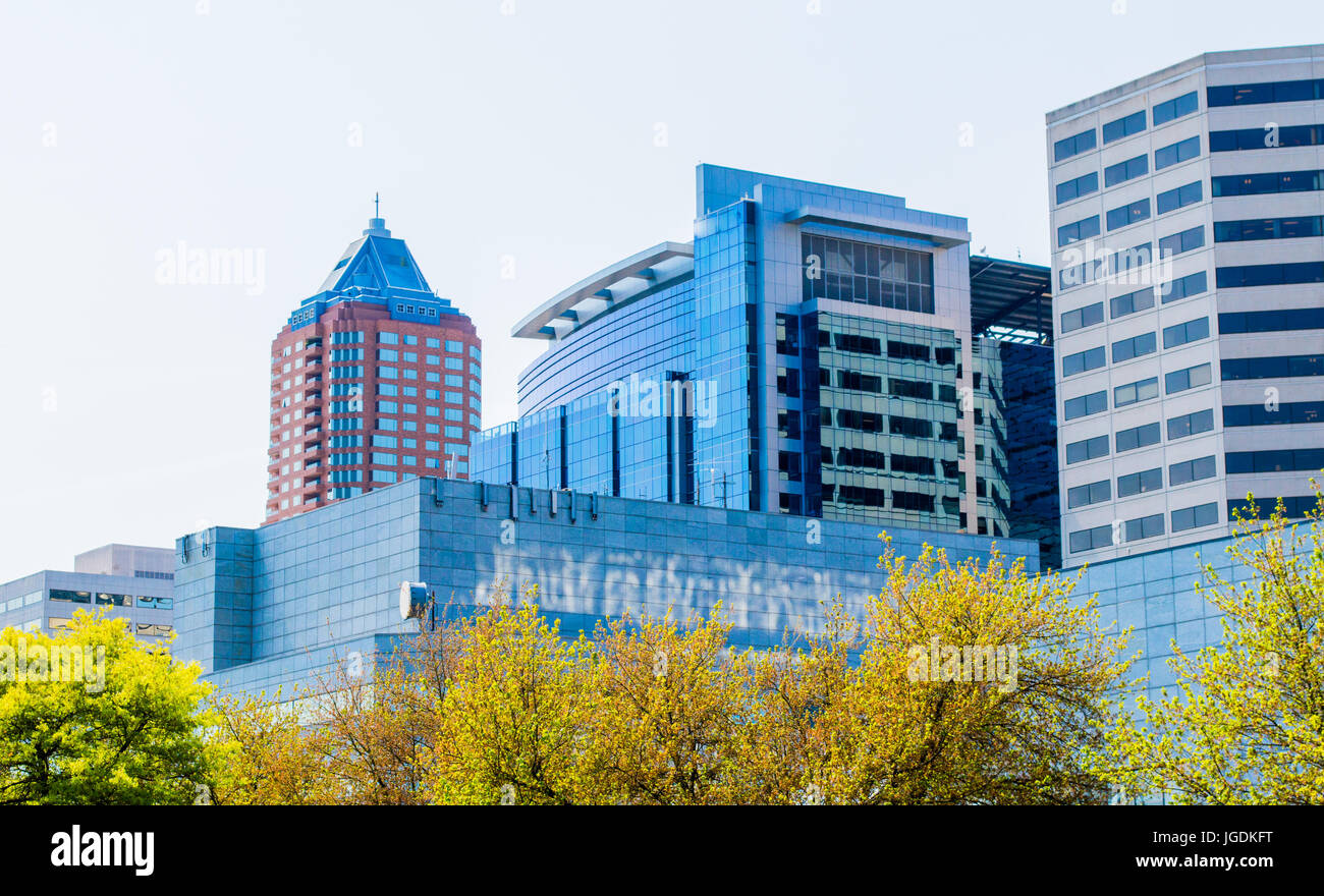 City scape with greenery in Portland, Oregon Stock Photo - Alamy